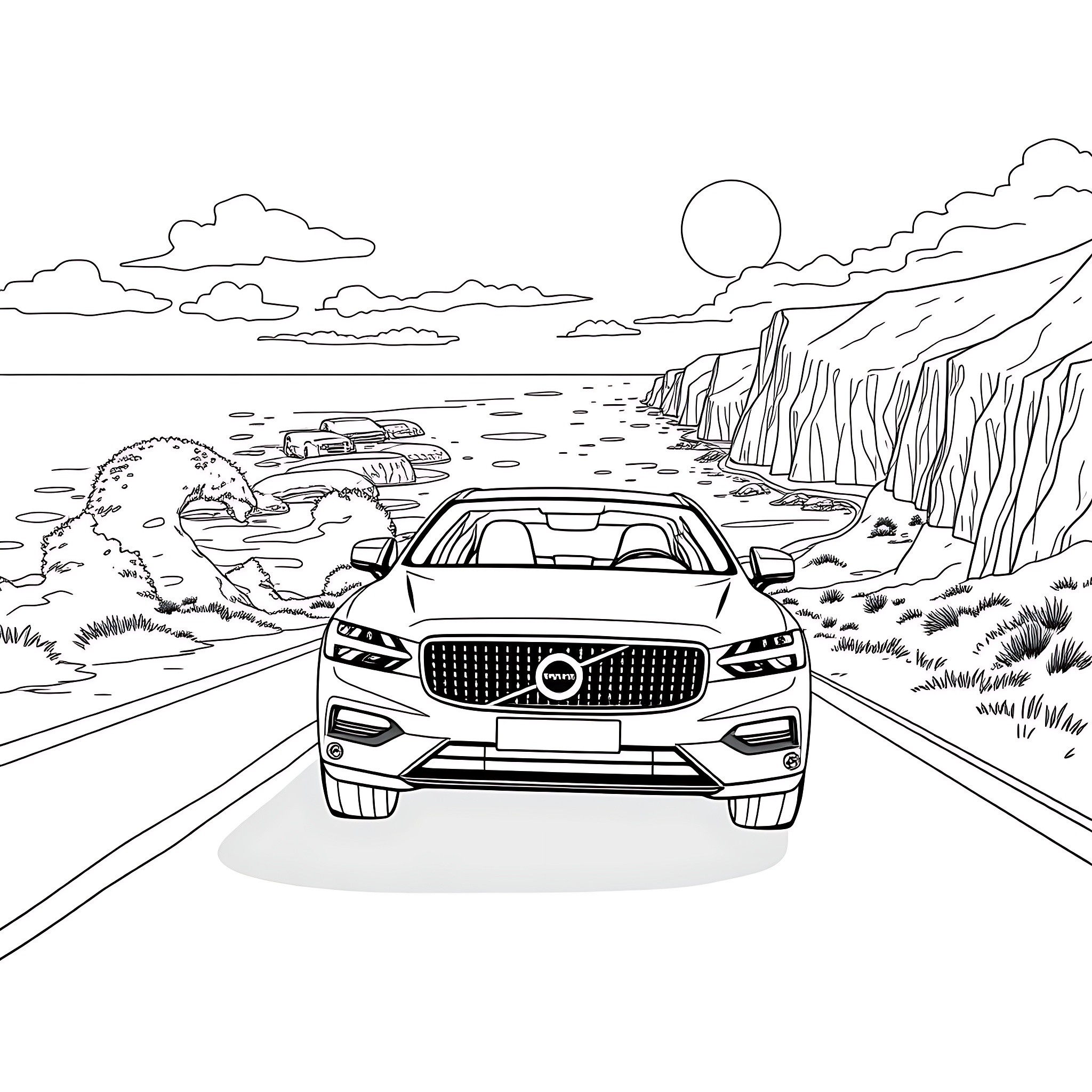 Best Volvo Car Coloring Pages (Free Printable PDF)
