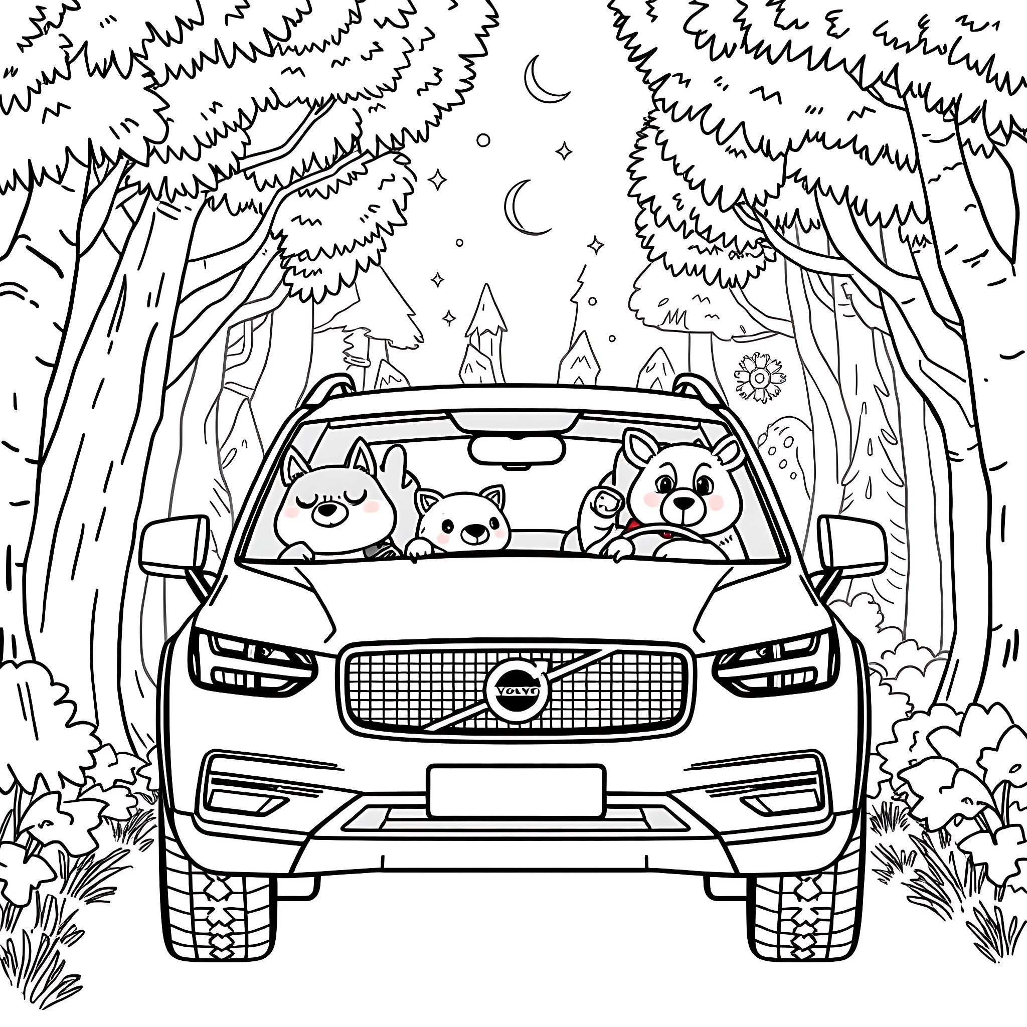 Best Volvo Car Coloring Pages (Free Printable PDF)