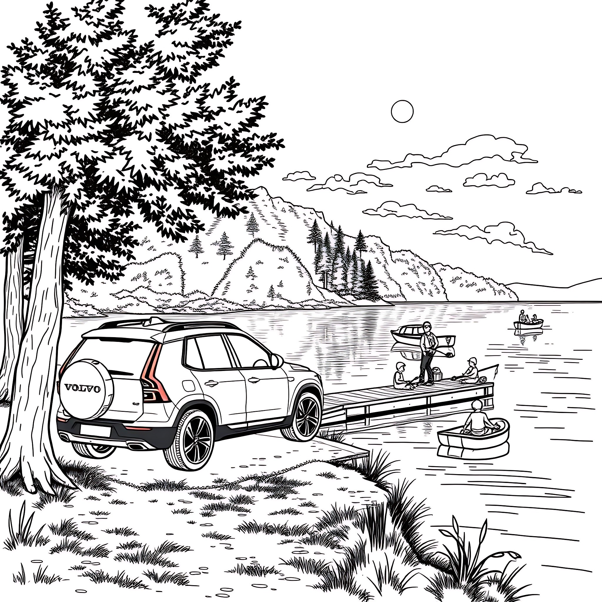 Best Volvo Car Coloring Pages (Free Printable PDF)