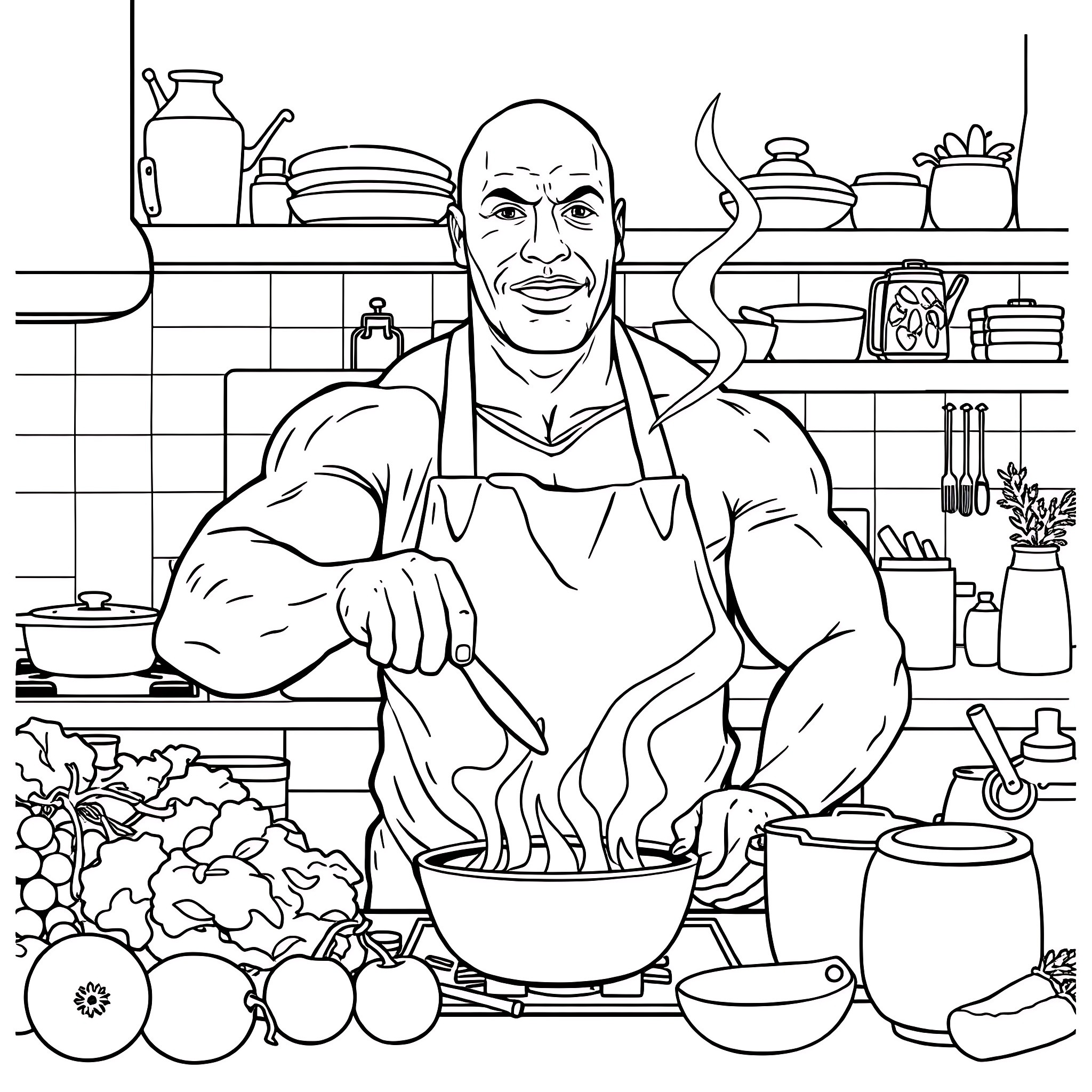 Best Dwayne "The Rock" Johnson Coloring Pages (Free Printable PDF)