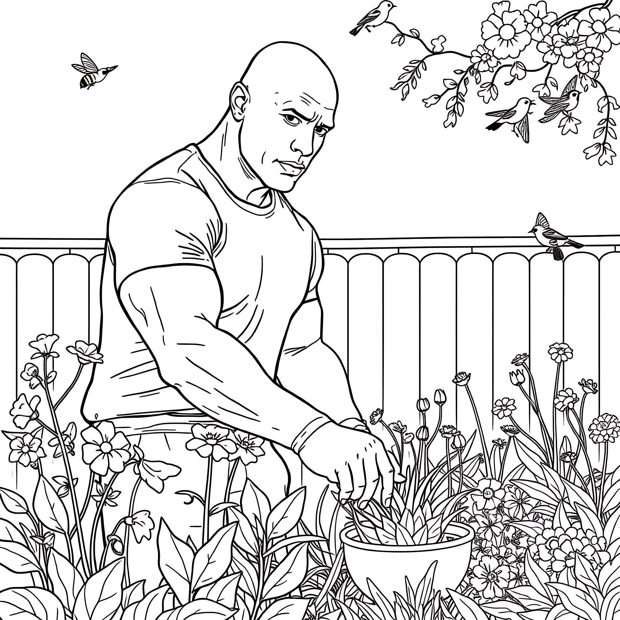 Best Dwayne "The Rock" Johnson Coloring Pages (Free Printable PDF)