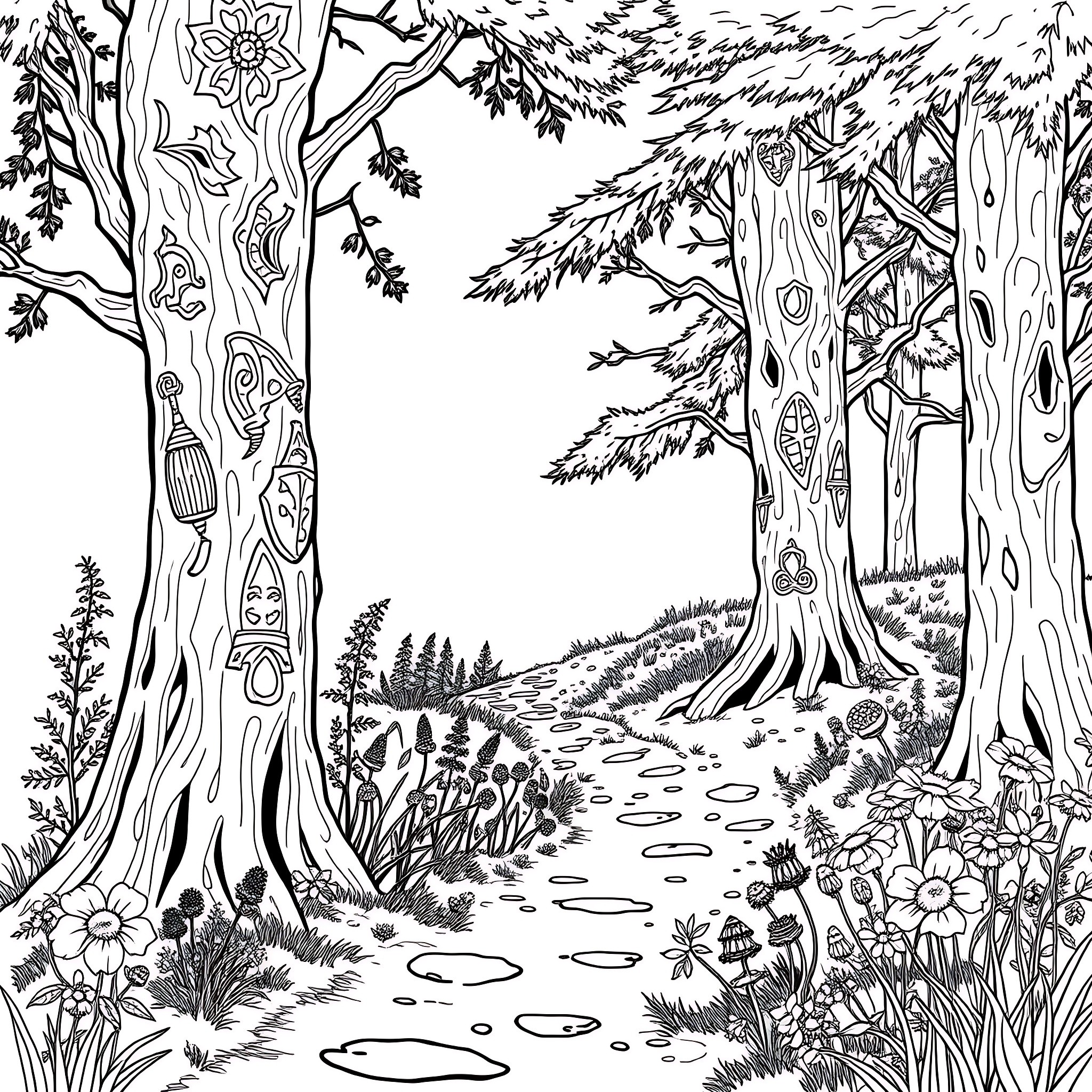129 Best Forest Coloring Pages (Free Printable PDFs)