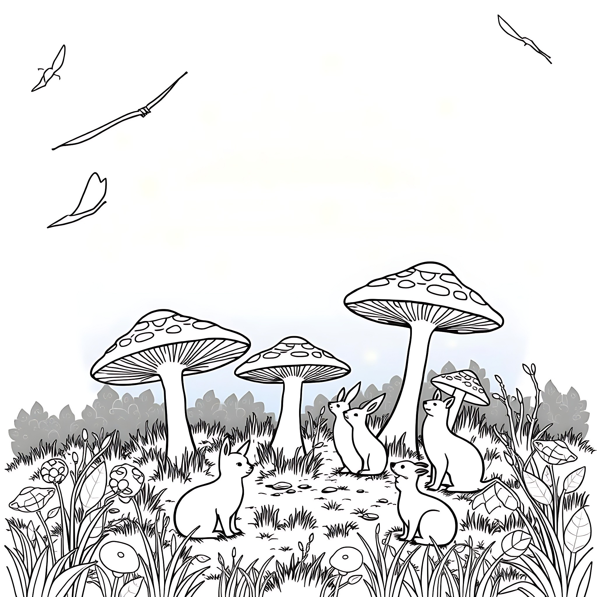 Best Forest Coloring Pages (Free Printable PDF)
