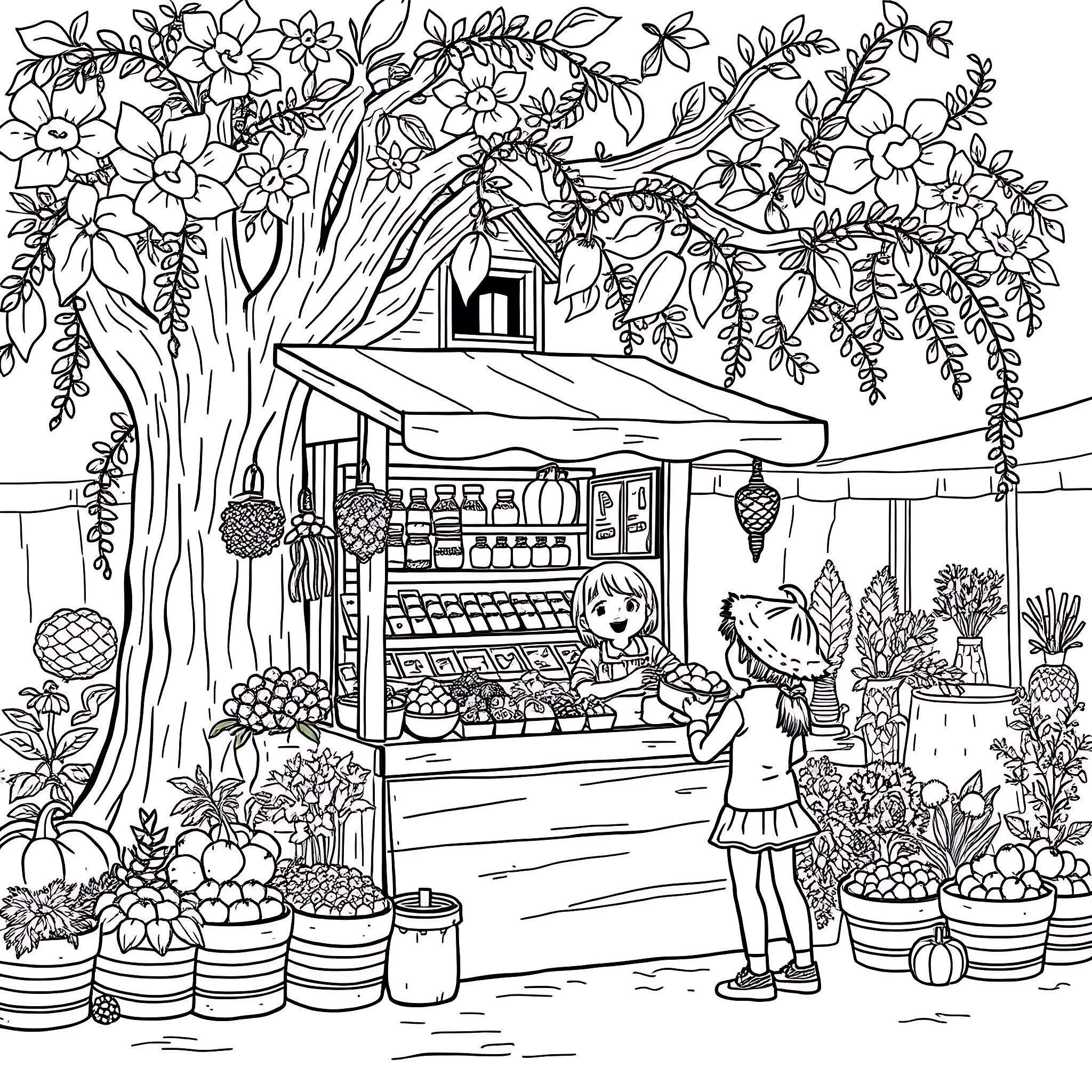 Best Treehouse Coloring Pages (Free Printable PDF)
