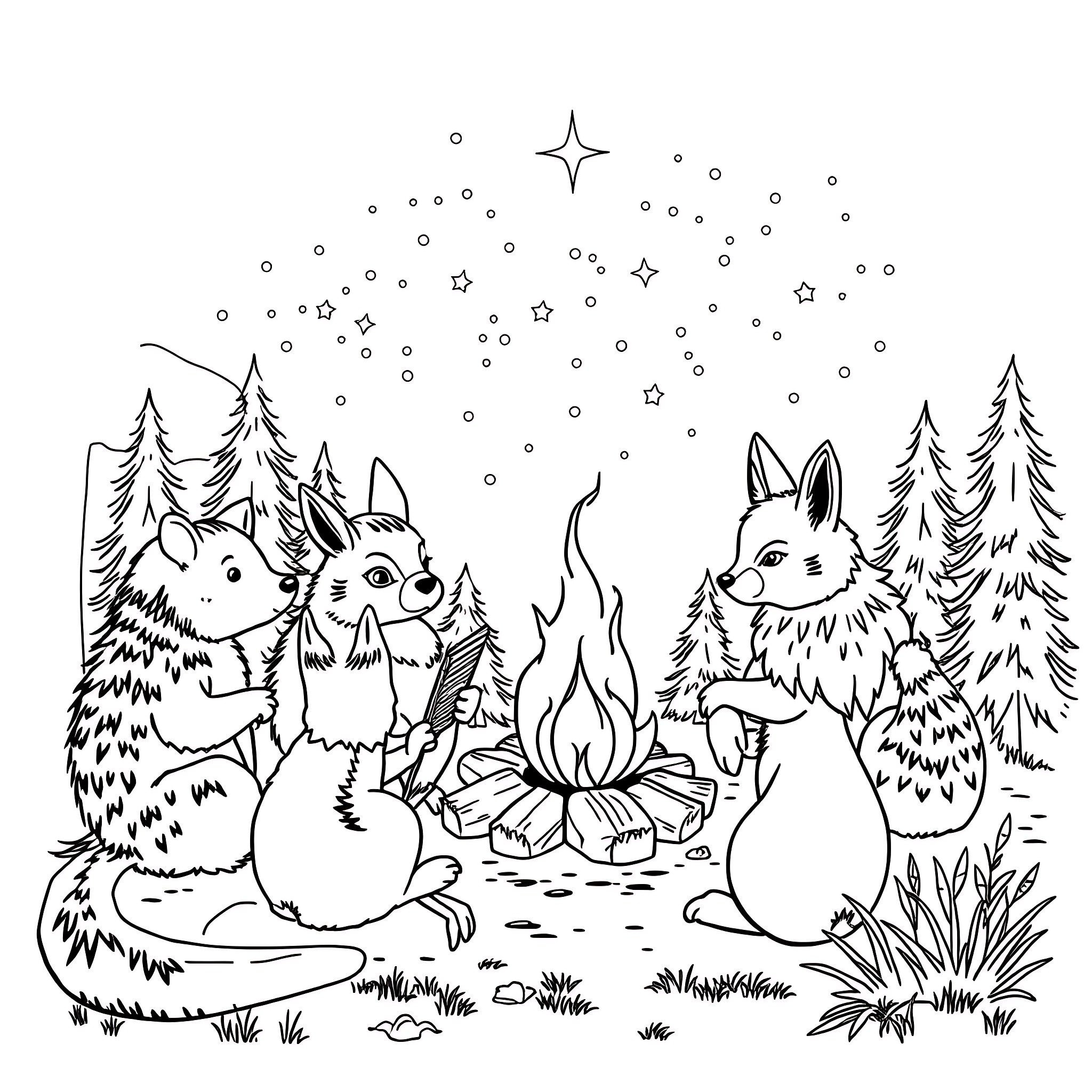 84 Best Forest Coloring Pages (Free Printable PDFs)