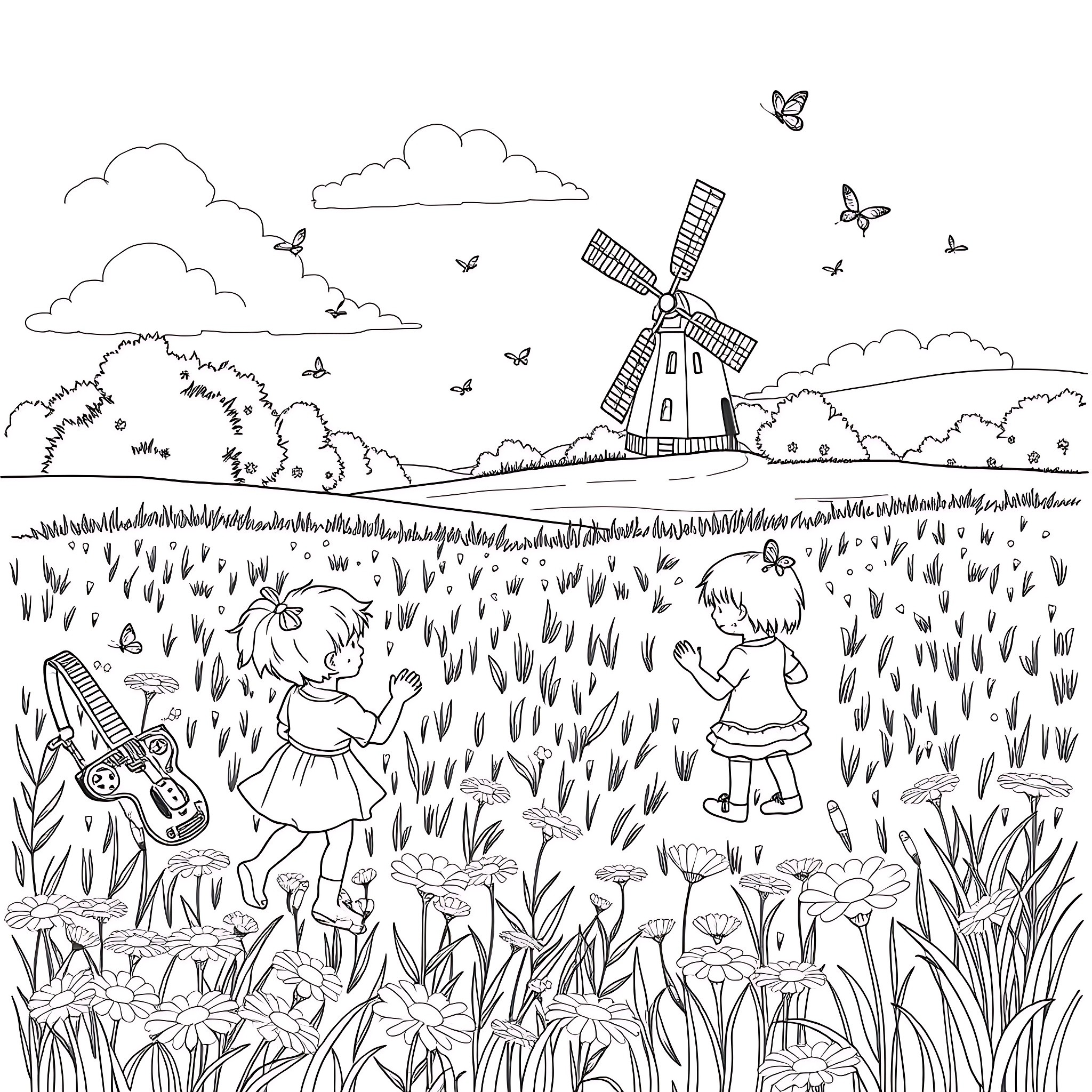 Best Flower Garden Coloring Pages (Free Printable PDF)