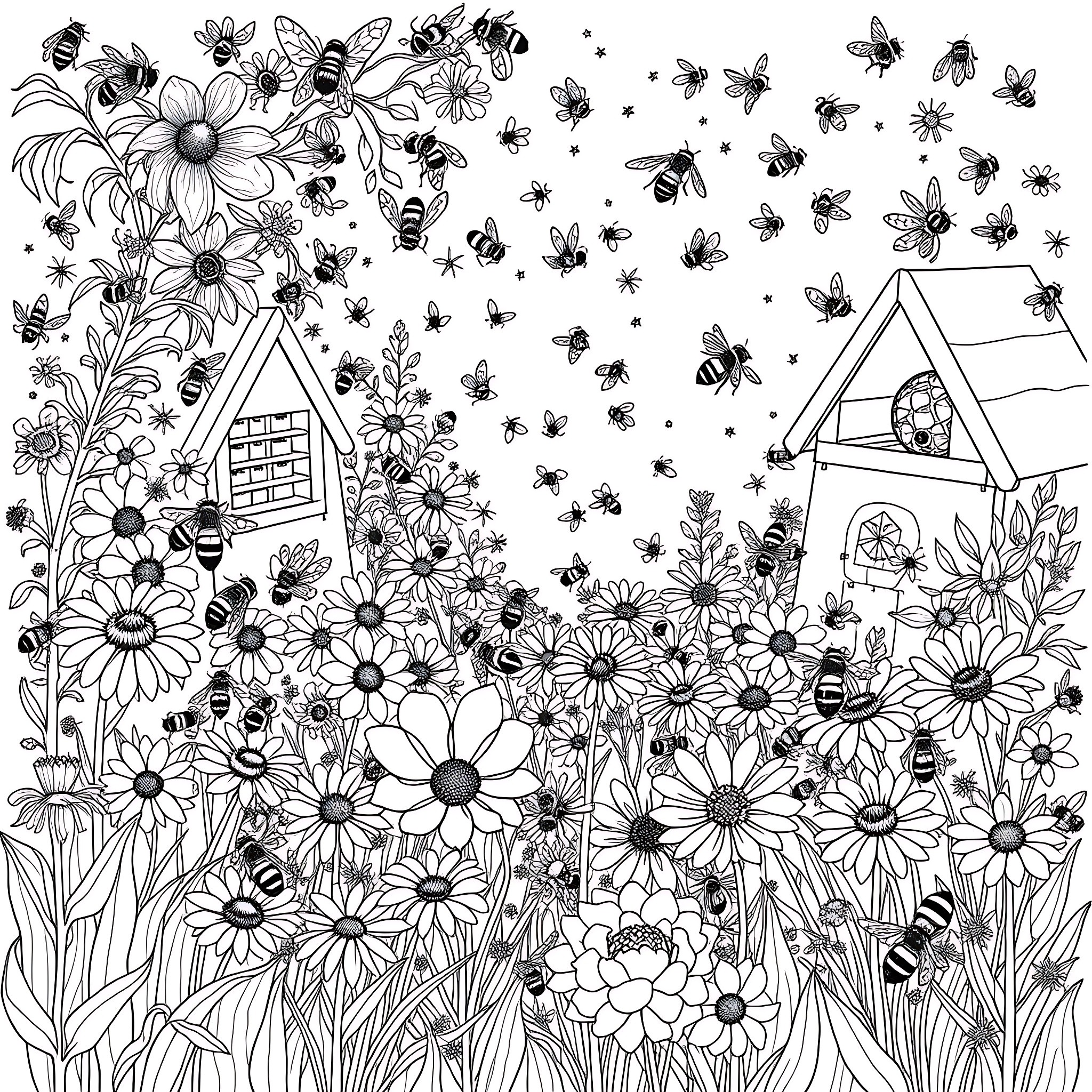 Best Flower Garden Coloring Pages (Free Printable PDF)