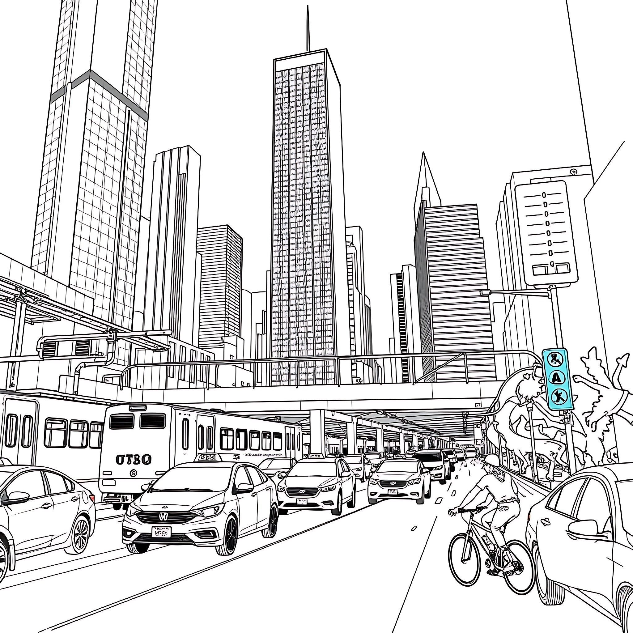 Best Skyscraper Coloring Pages (Free Printable PDF)