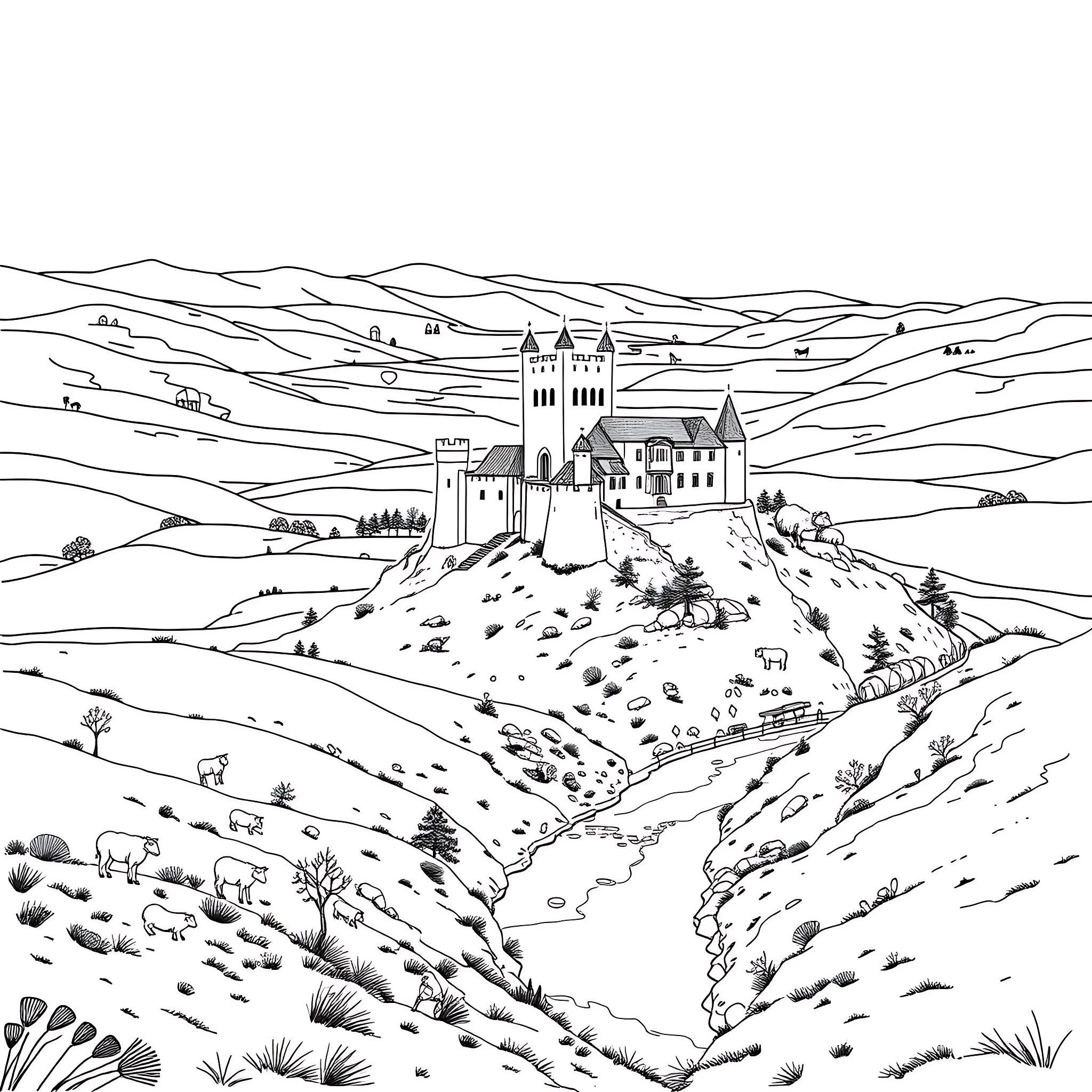 127 Best Castle Coloring Pages (Free Printable PDFs)