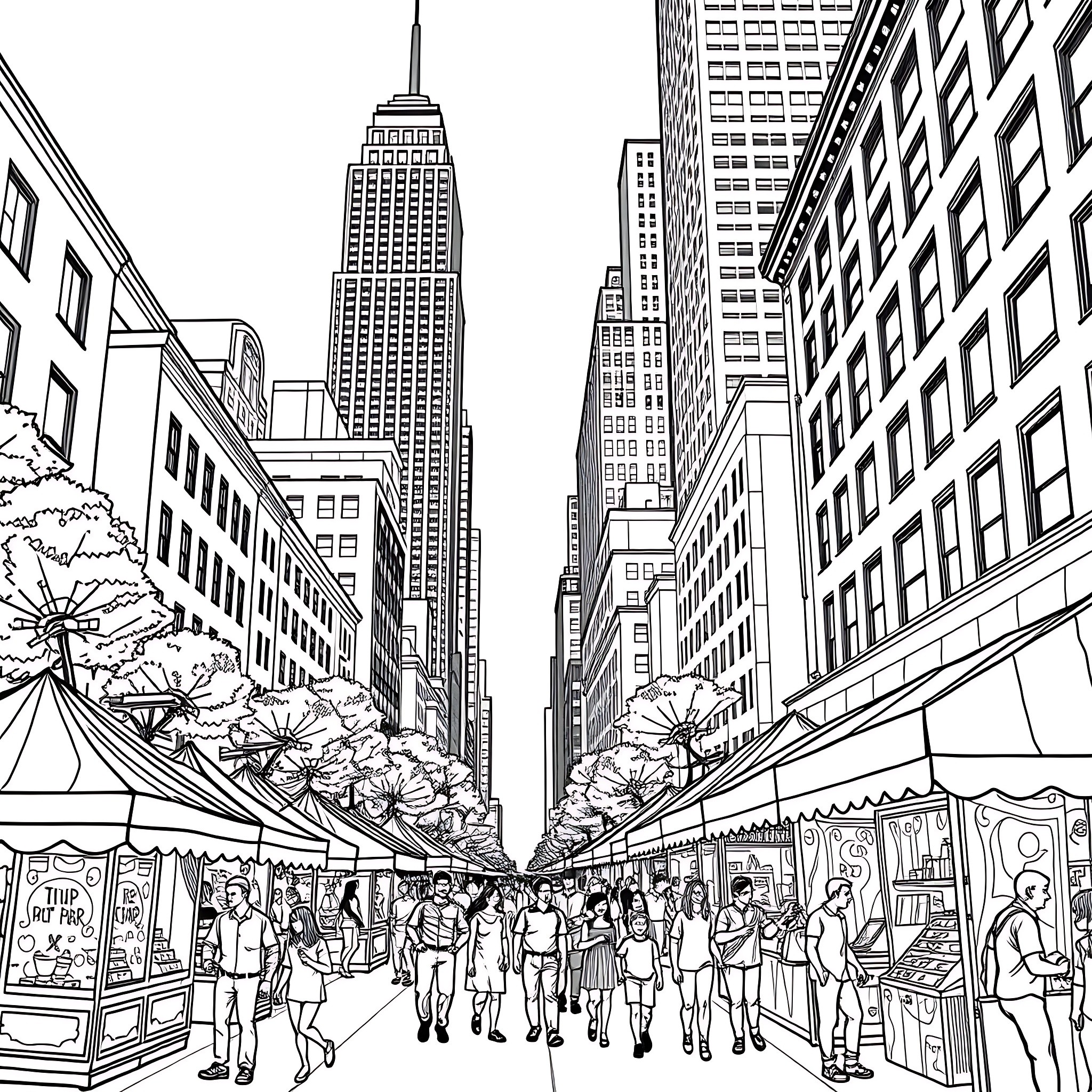 Best Skyscraper Coloring Pages (Free Printable PDF)