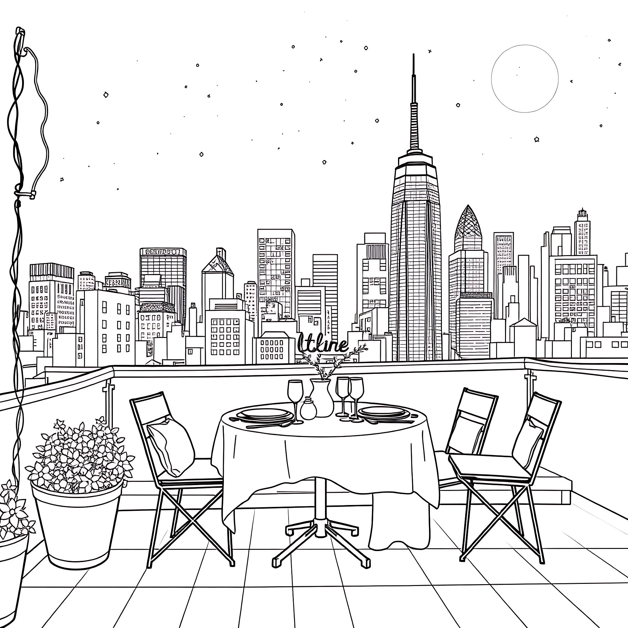 Best Skyscraper Coloring Pages (Free Printable PDF)