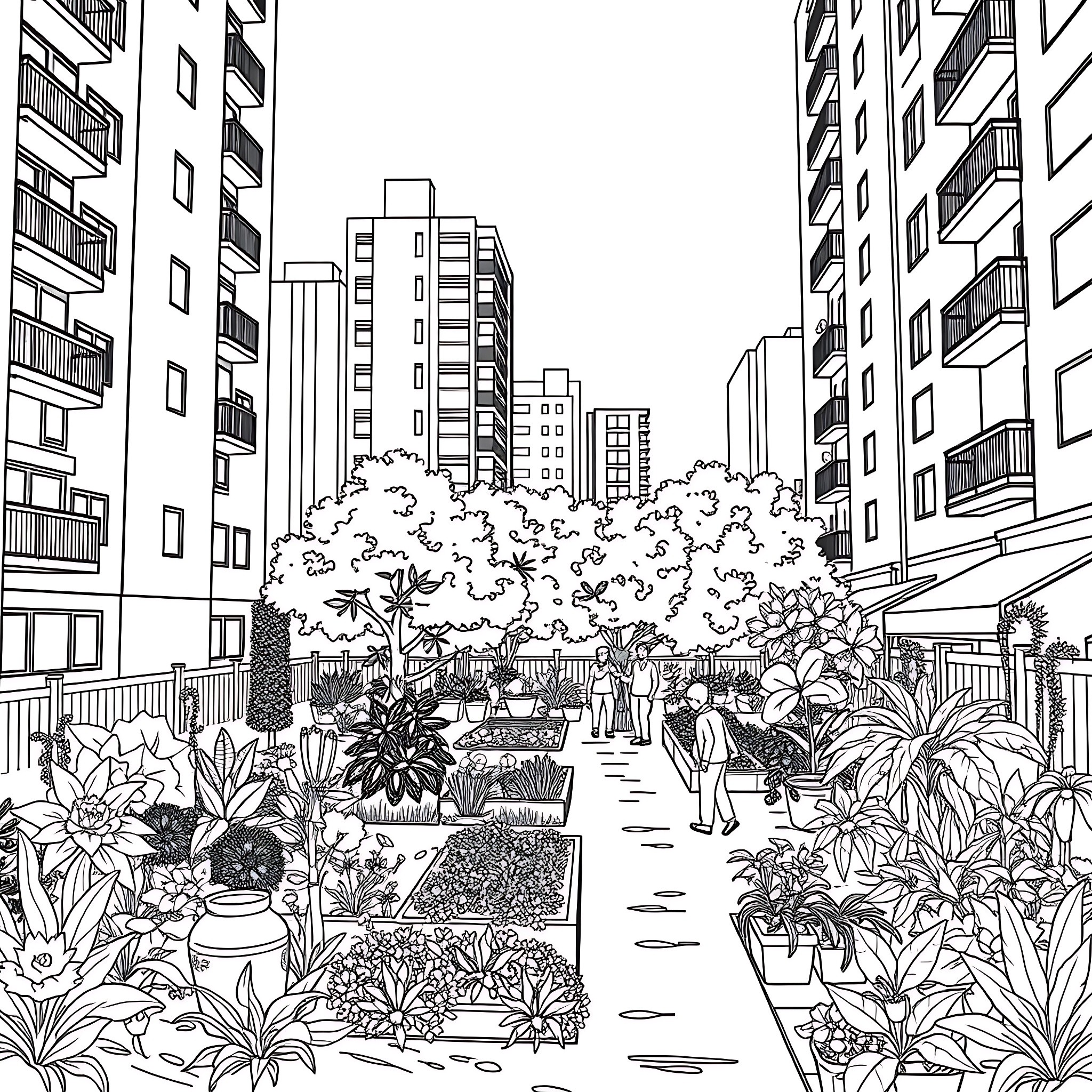 Best Skyscraper Coloring Pages (Free Printable PDF)