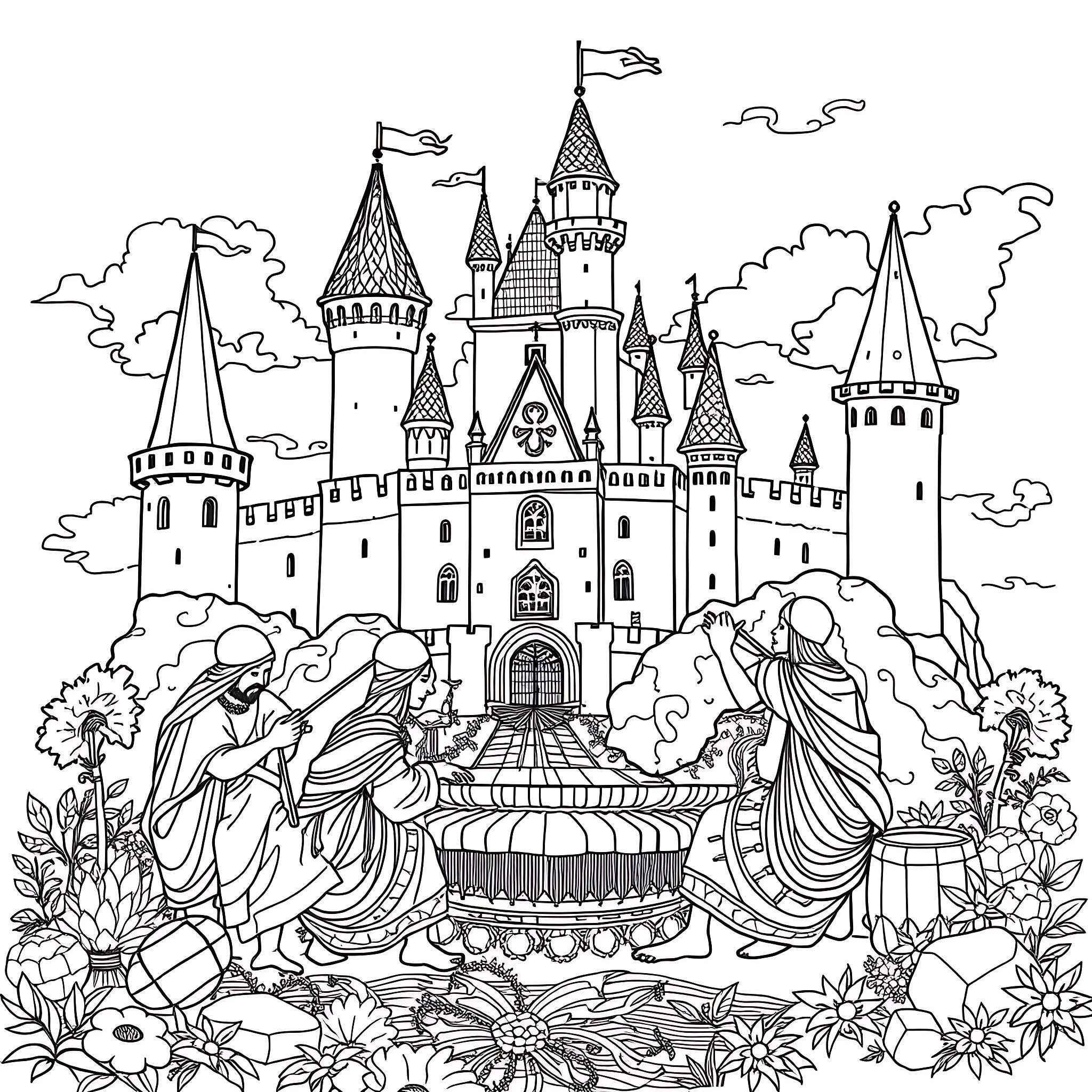 154 Best Castle Coloring Pages (Free Printable PDFs)