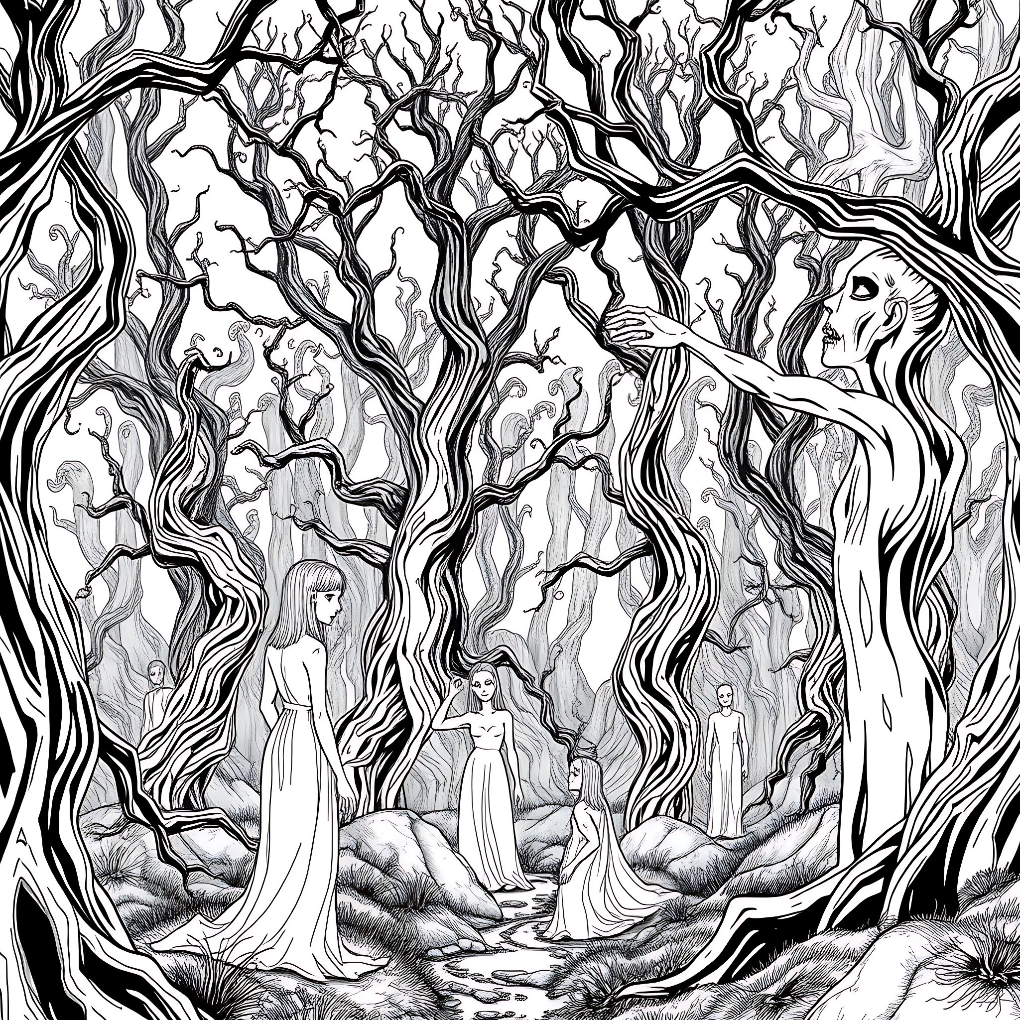 4 Best Uncanny Valley Coloring Pages (Free Printable PDFs)