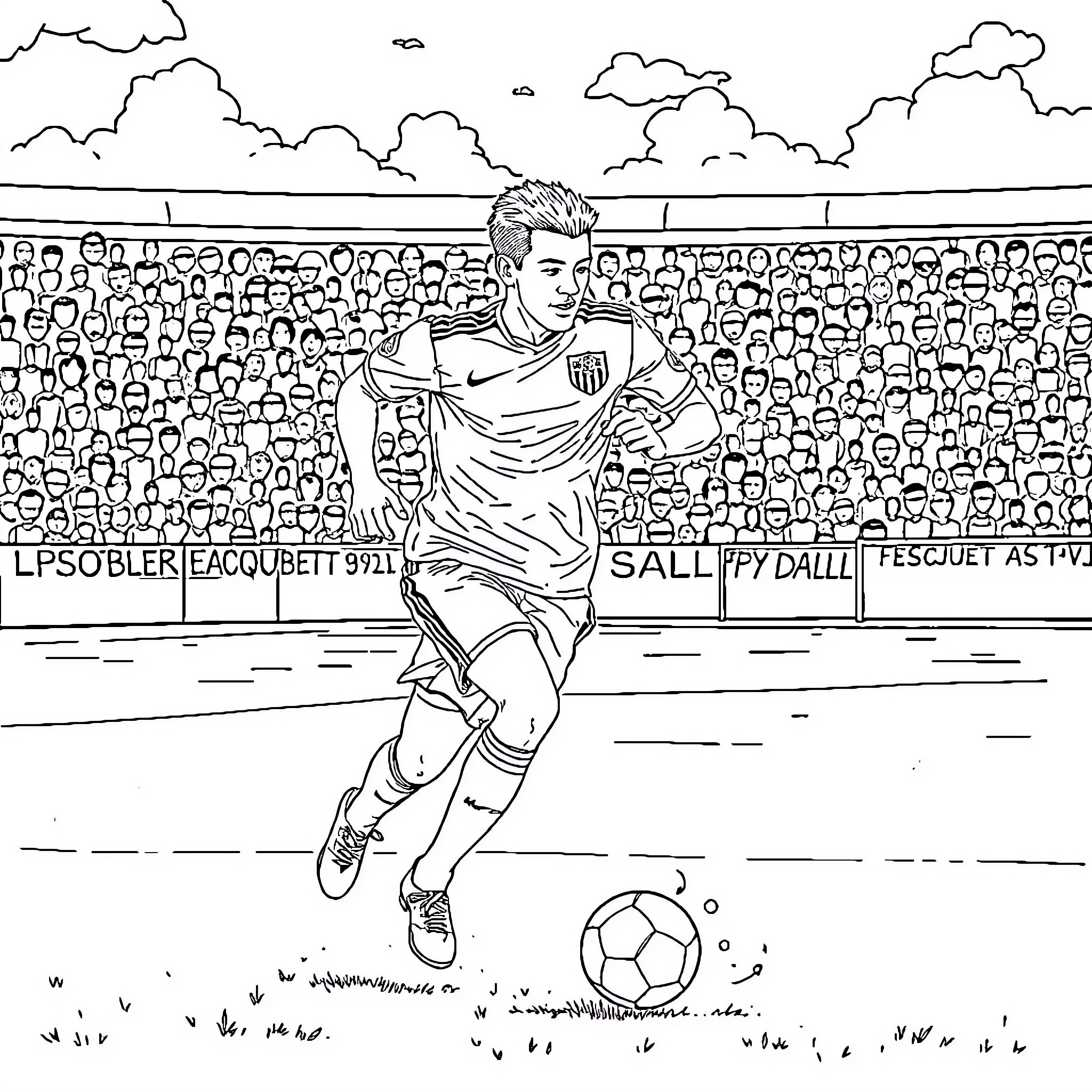 Best Lamine Yamal Coloring Pages (Free Printable PDF)