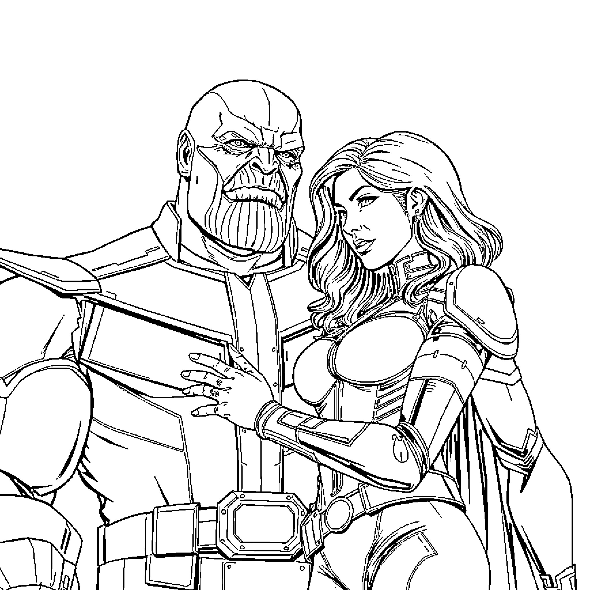 Best Thanos Coloring Pages (Free Printable PDF)
