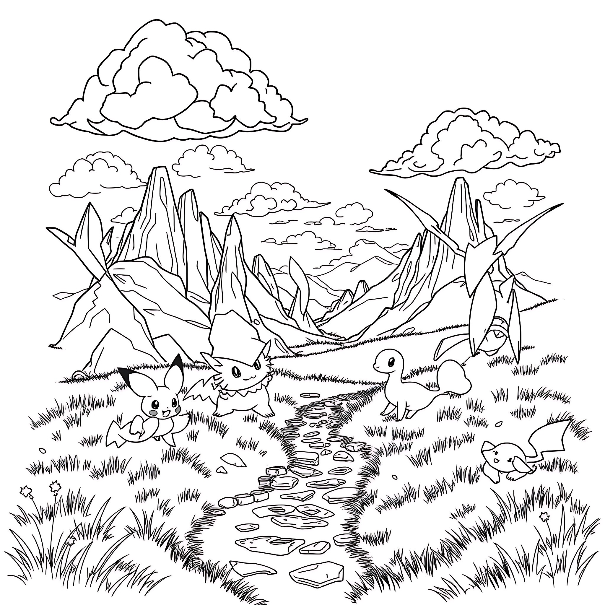 Best Pokemon Coloring Pages (Free Printable PDF)