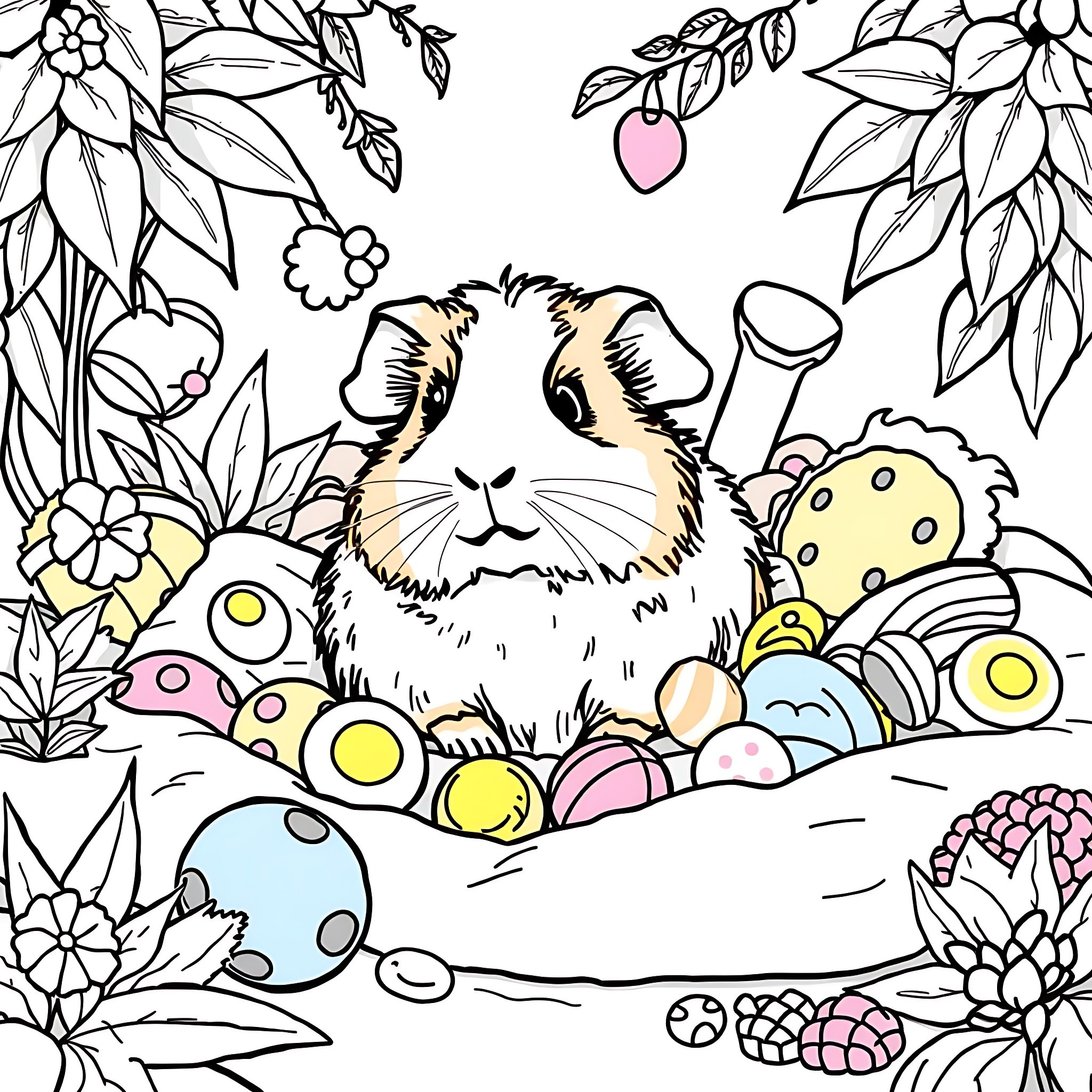 Best Guinea Pig Coloring Pages (Free Printable PDF)