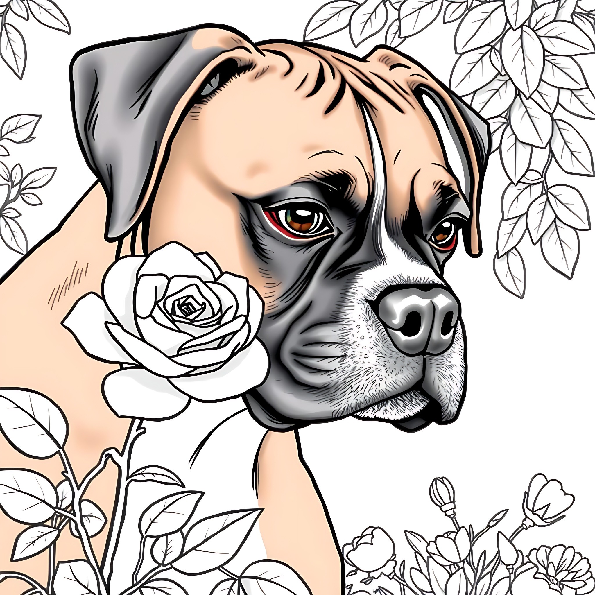 Best Boxer Coloring Pages (Free Printable PDF)