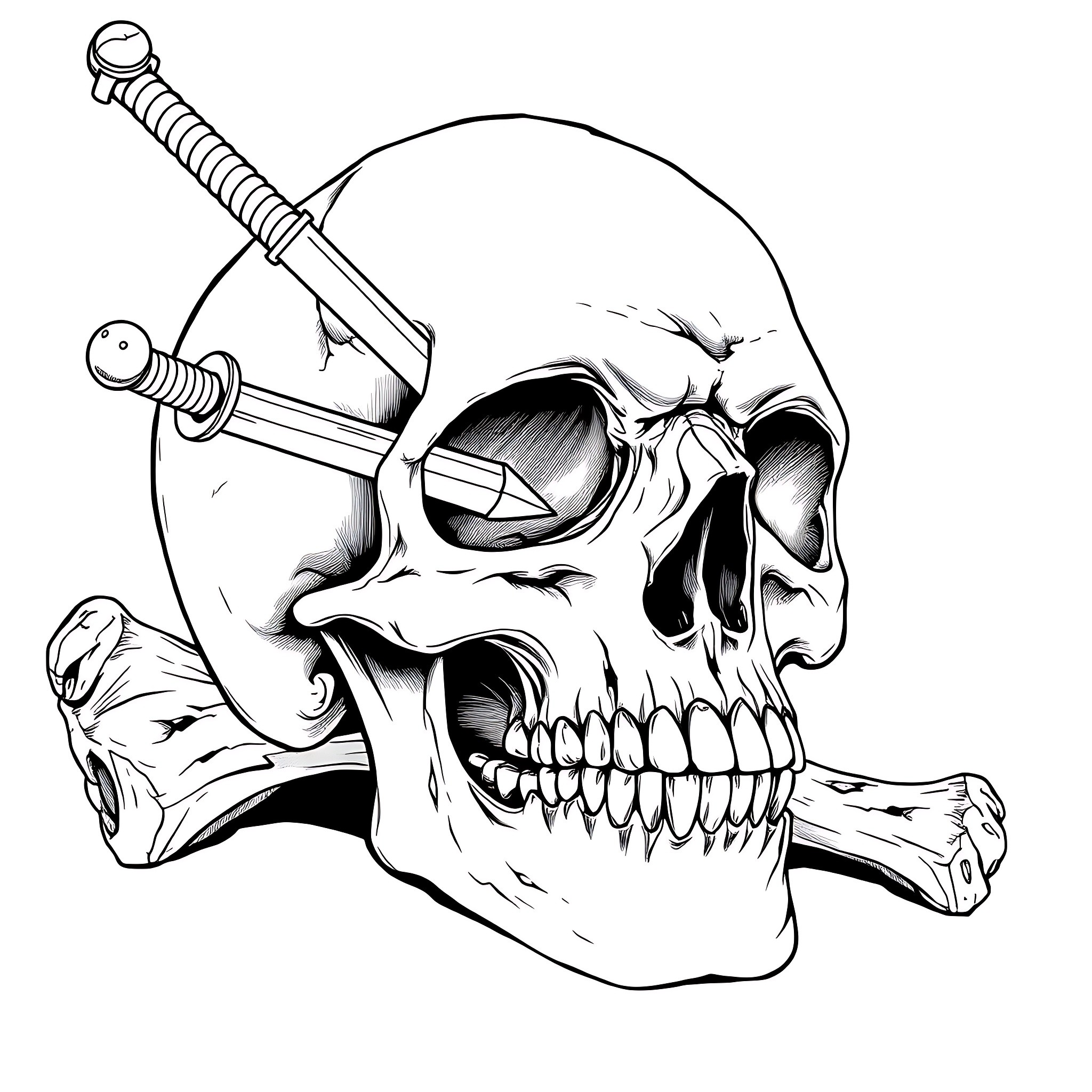 Best Skull Coloring Pages (Free Printable PDF)