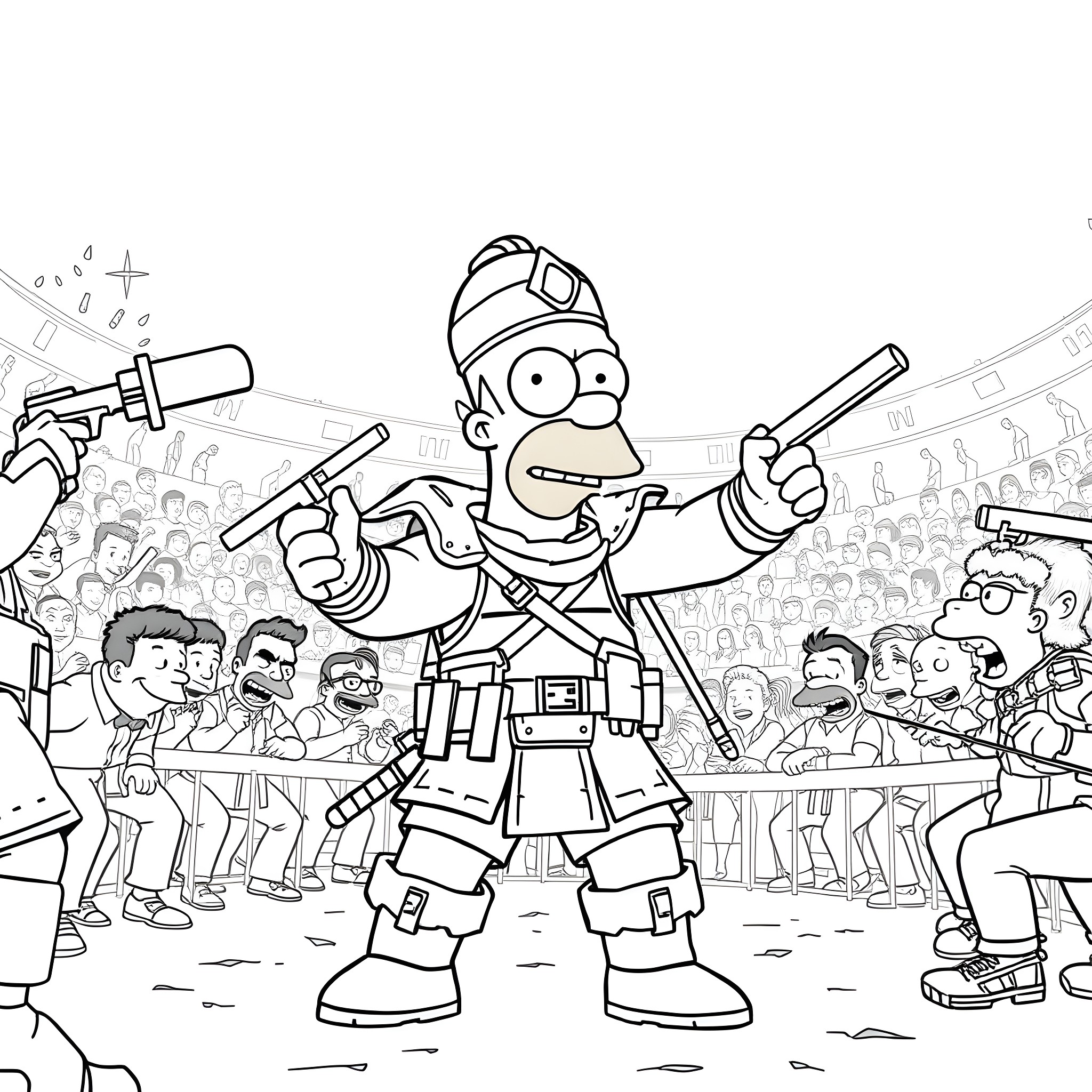 112 Best Homer Simpson Coloring Pages (Free Printable PDFs)