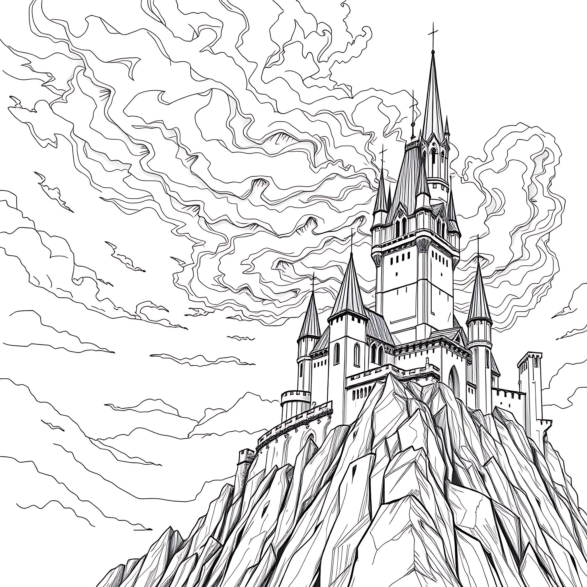 Best Castle Coloring Pages (Free Printable PDF)