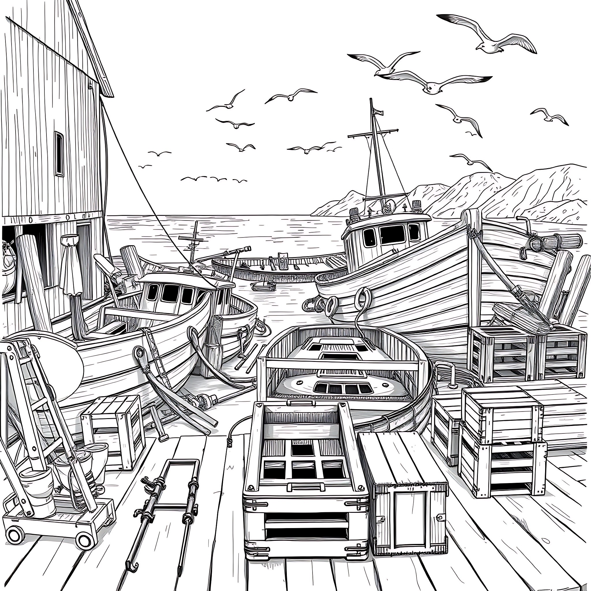 Best Ship Coloring Pages (Free Printable PDF)