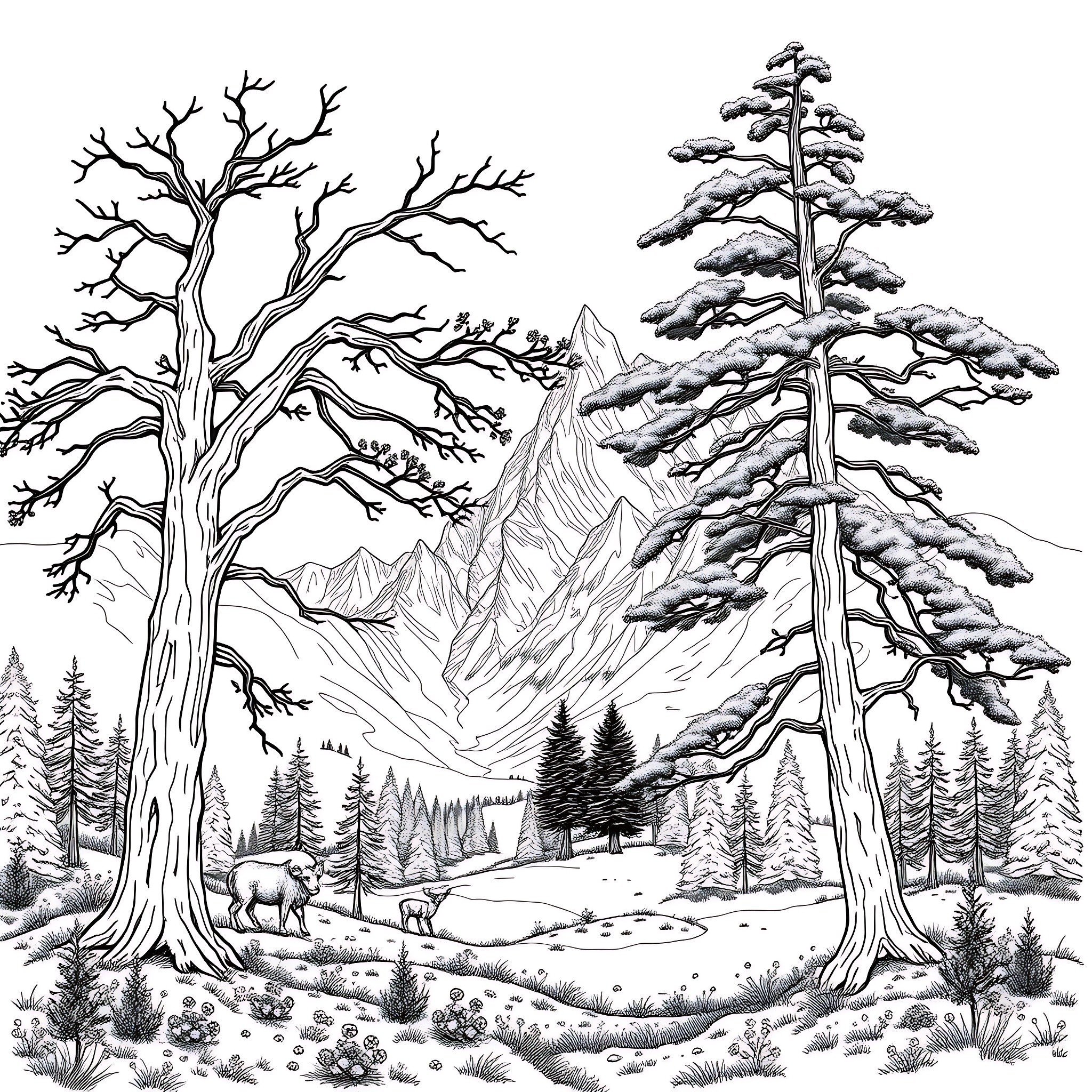 49 Best Tree Coloring Pages (Free Printable PDFs)