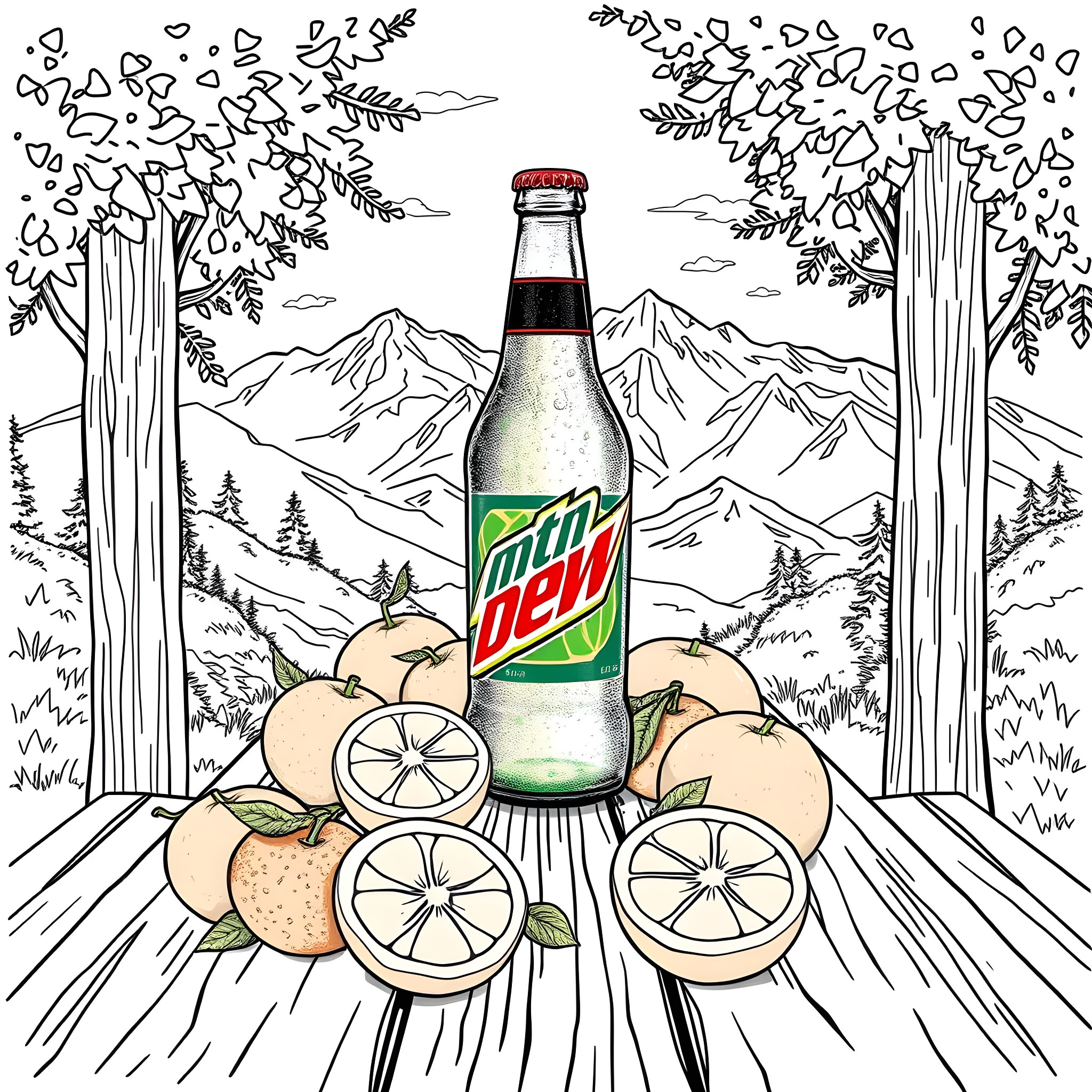 1 Best Mtn Dew Coloring Pages (Free Printable PDFs)