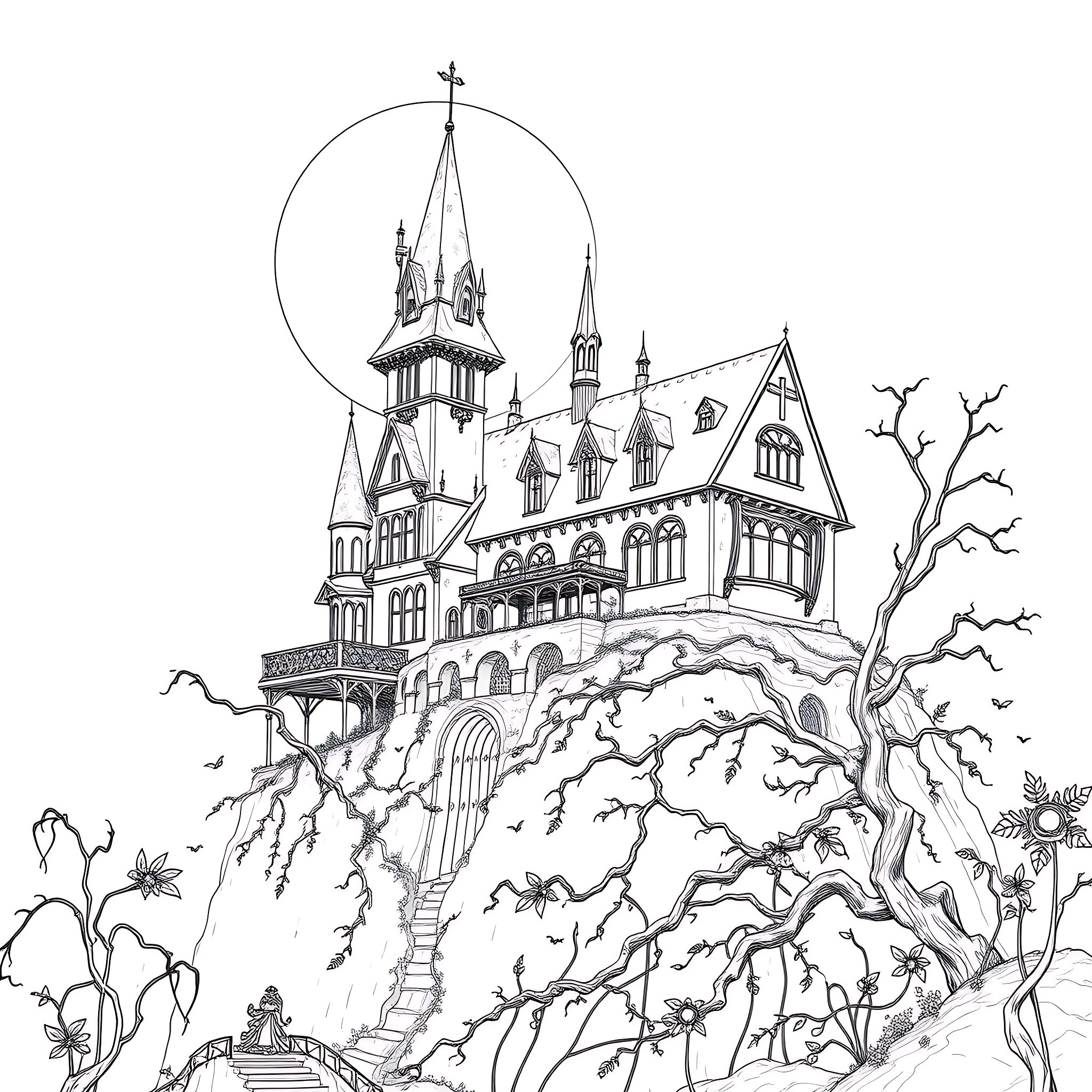 Best Vampire Coloring Pages (Free Printable PDF)