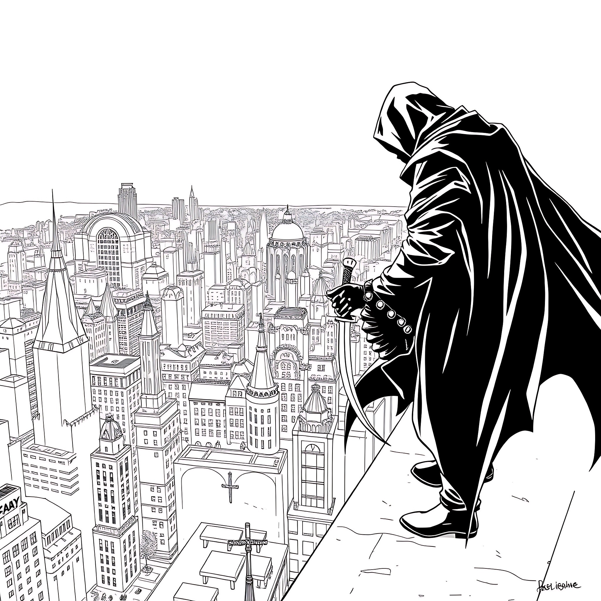 30 Best Assassin Coloring Pages (Free Printable PDFs)