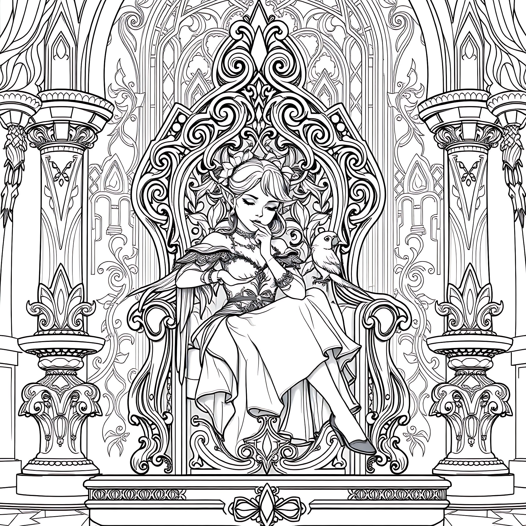 201 Best Elf Coloring Pages (Free Printable PDFs)