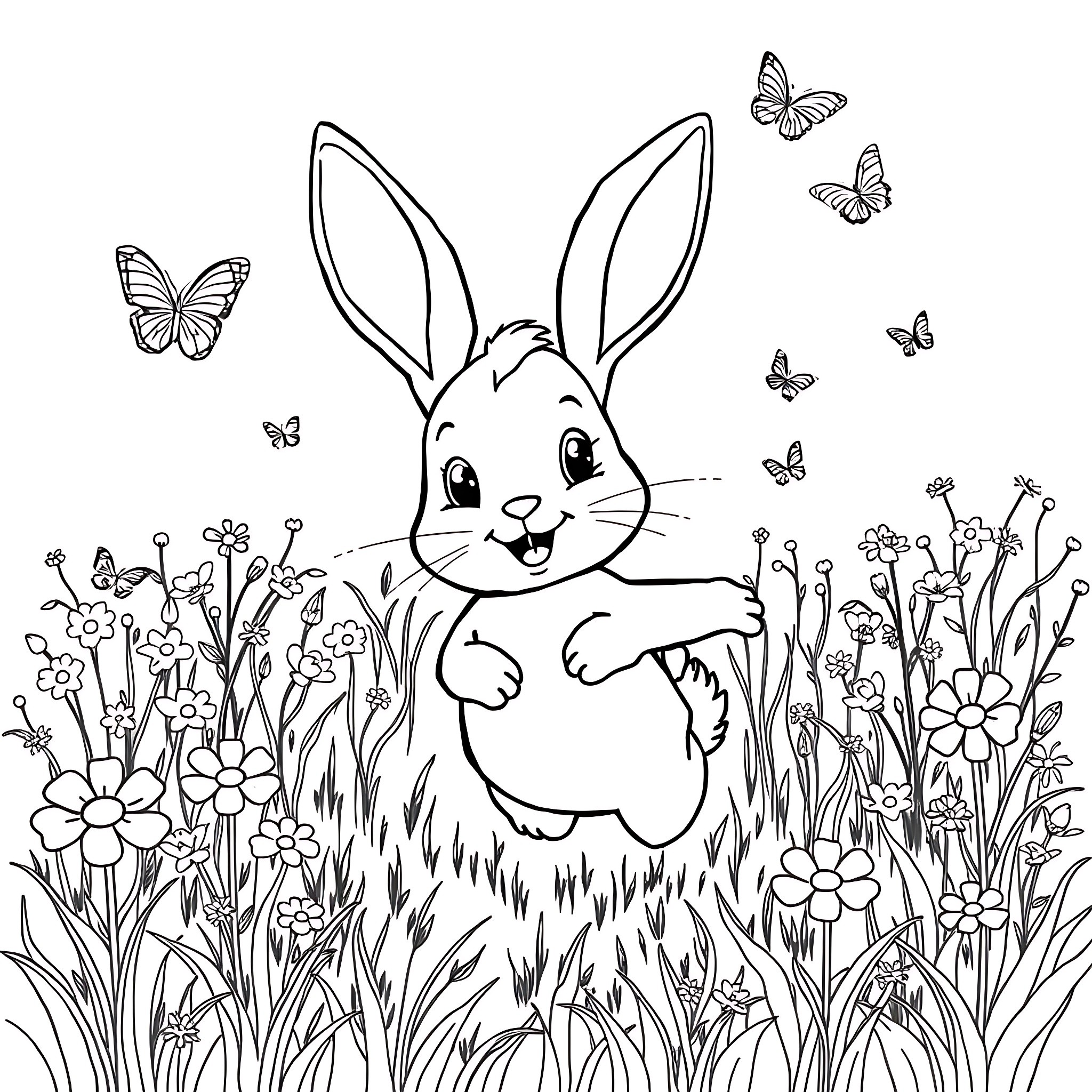Best Rabbit Coloring Pages (Free Printable PDF)
