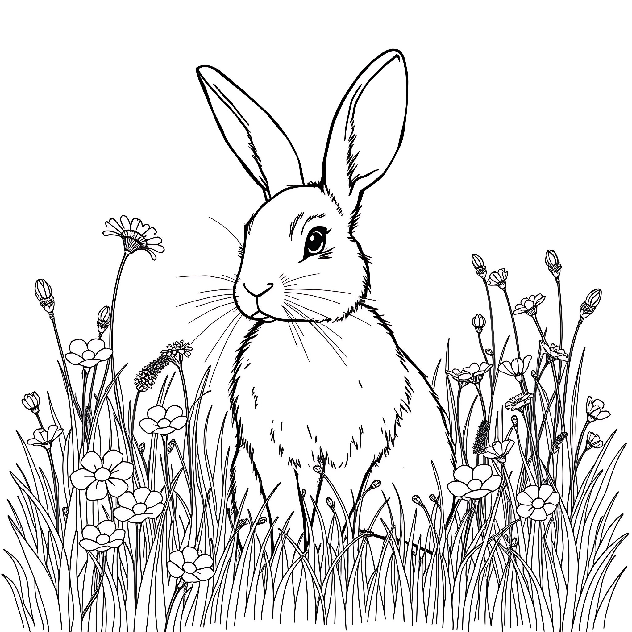 Best Rabbit Coloring Pages (Free Printable PDF)