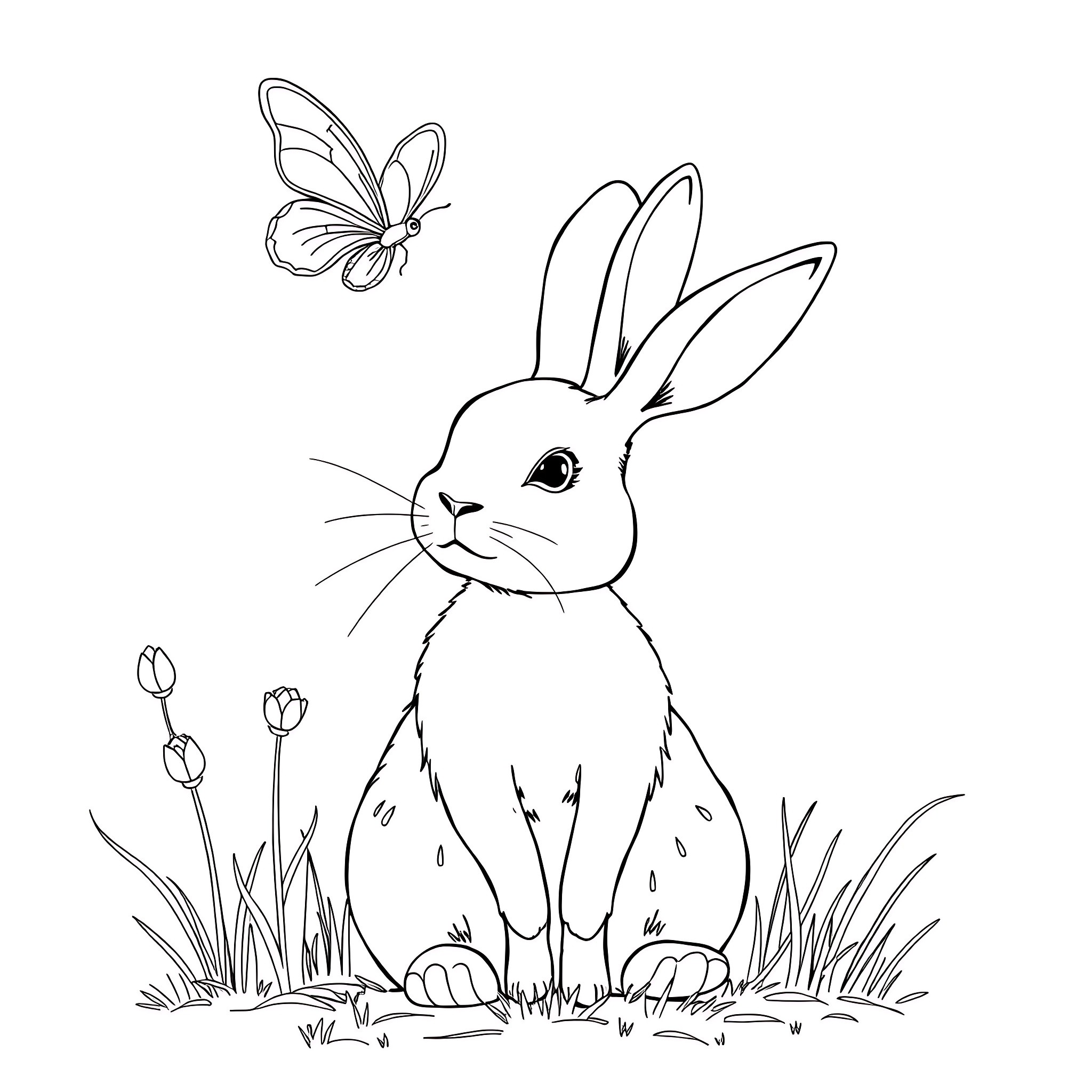 Best Rabbit Coloring Pages (Free Printable PDF)