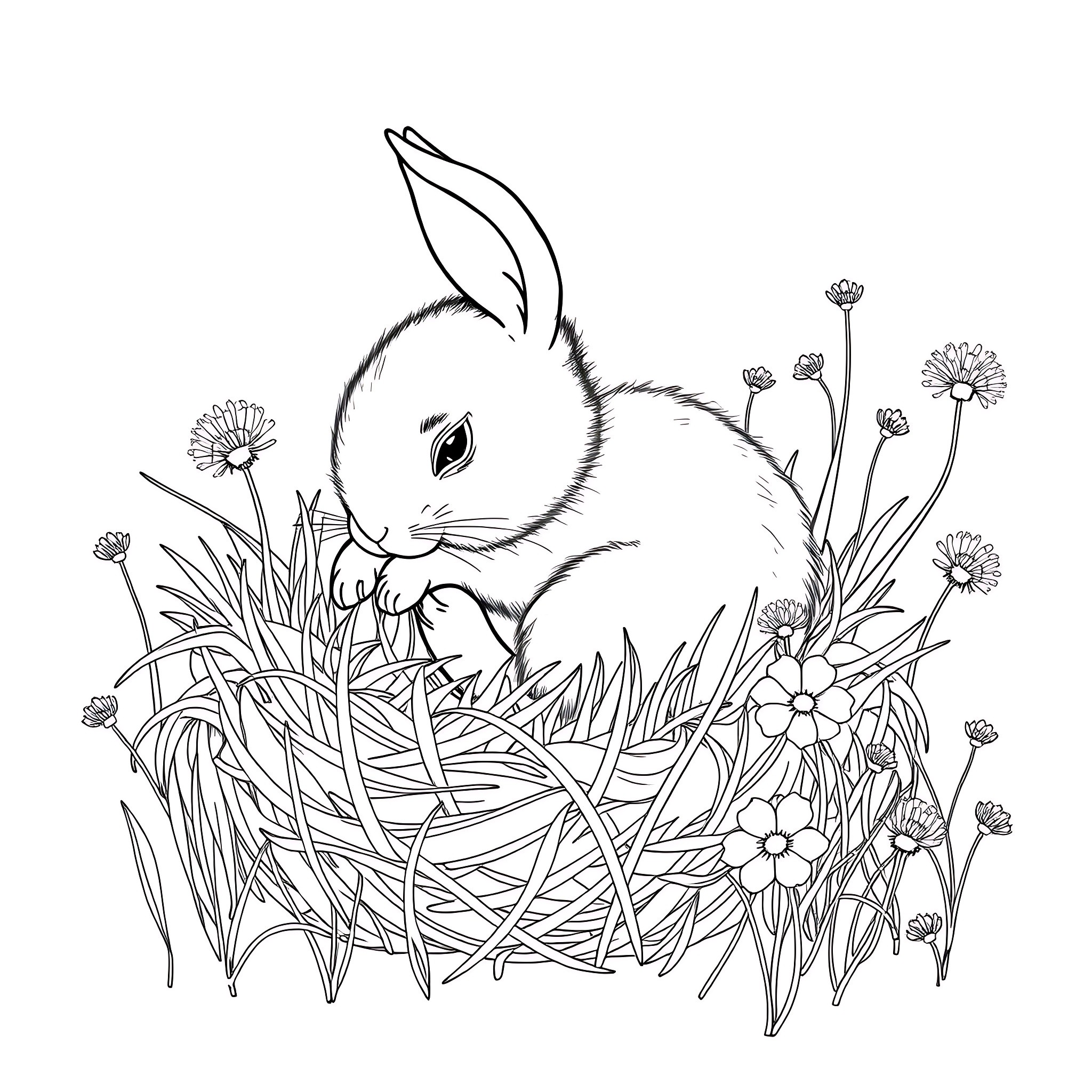 Best Rabbit Coloring Pages (Free Printable PDF)