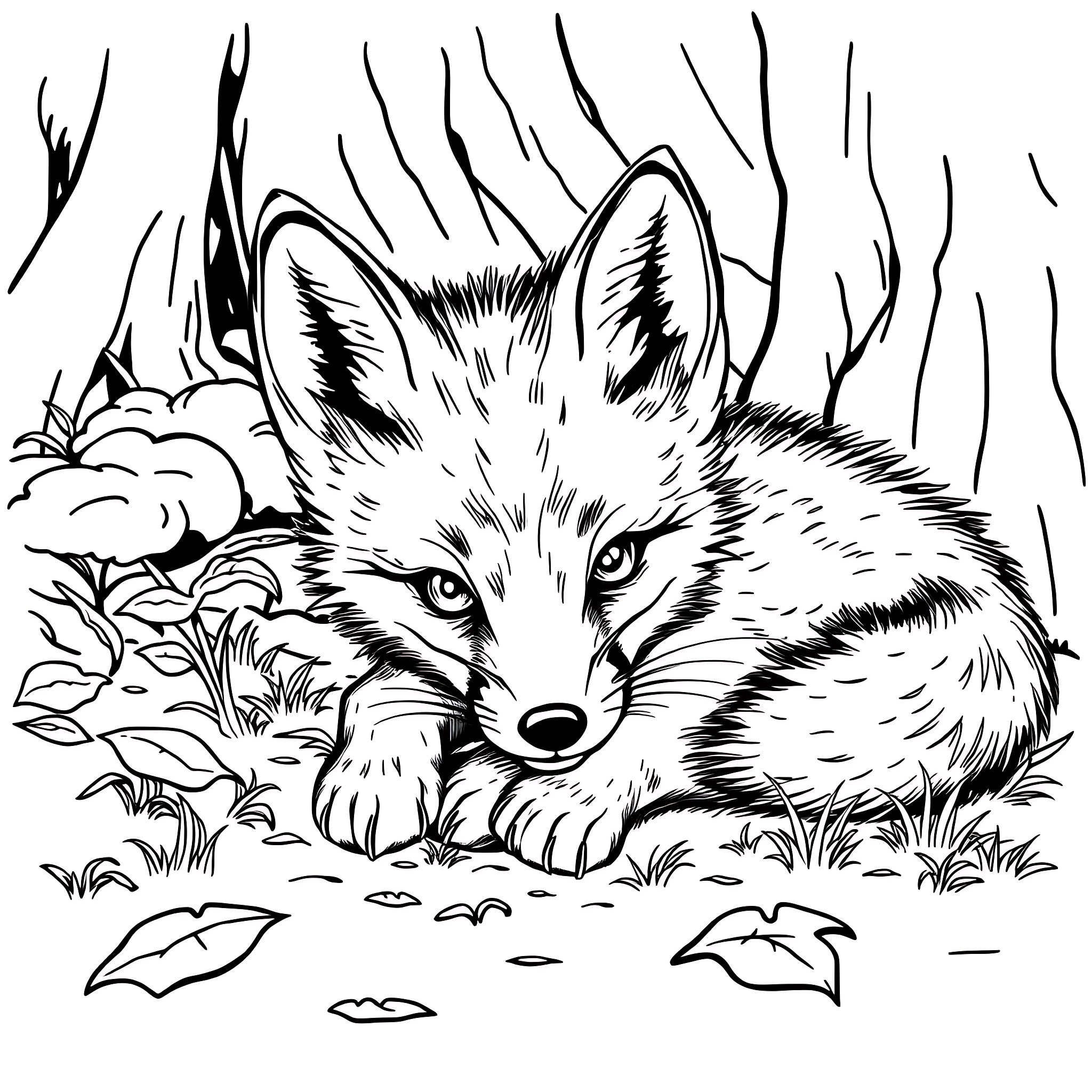 17 Best Baby Fox Coloring Pages (Free Printable PDFs)
