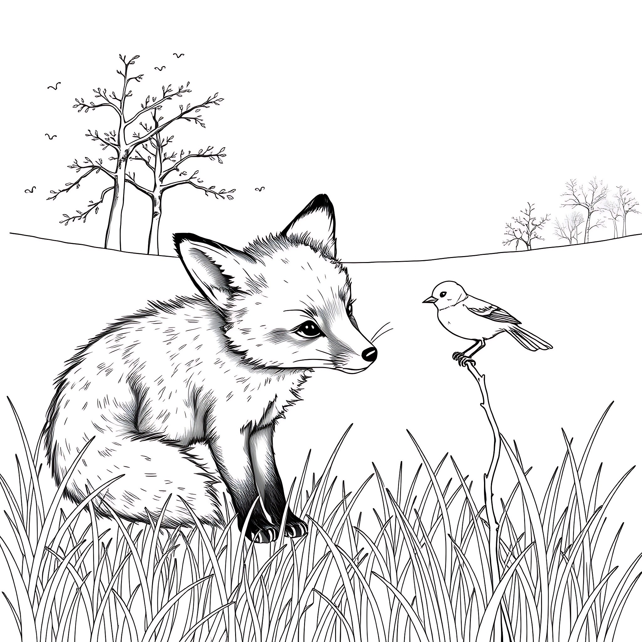 17 Best Baby Fox Coloring Pages (Free Printable PDFs)