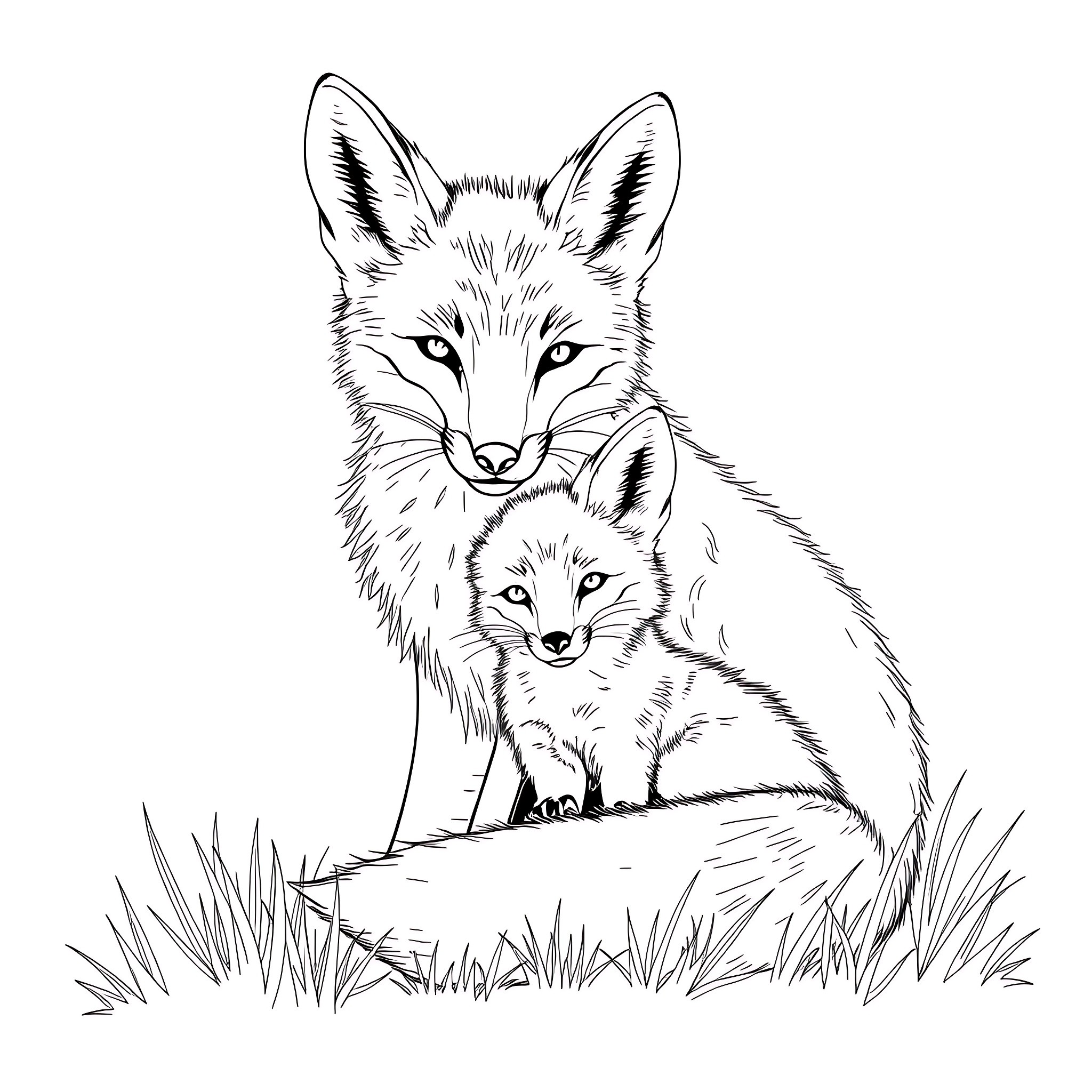 50 Best Fox Coloring Pages (Free Printable PDFs)