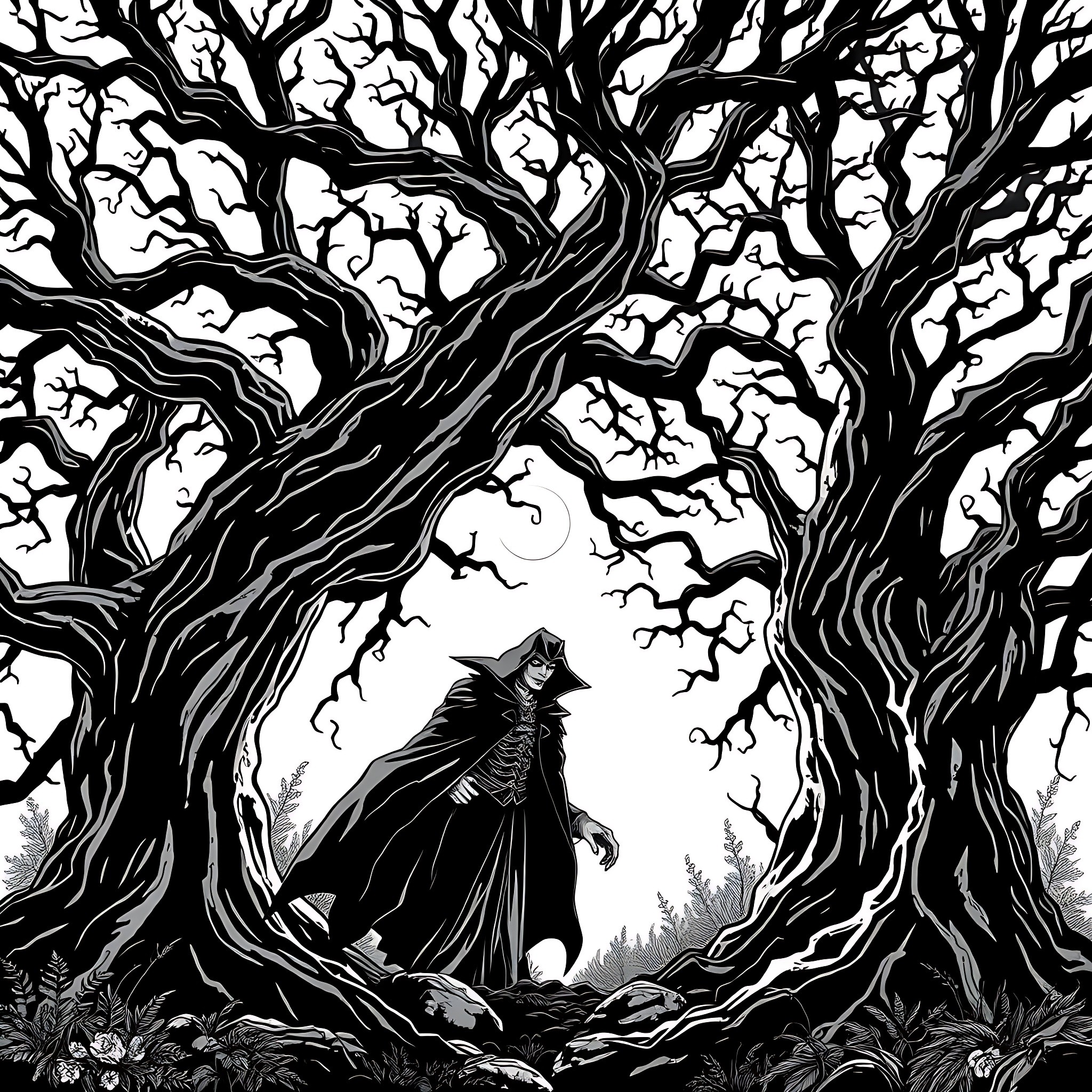 Best Vampire Coloring Pages (Free Printable PDF)