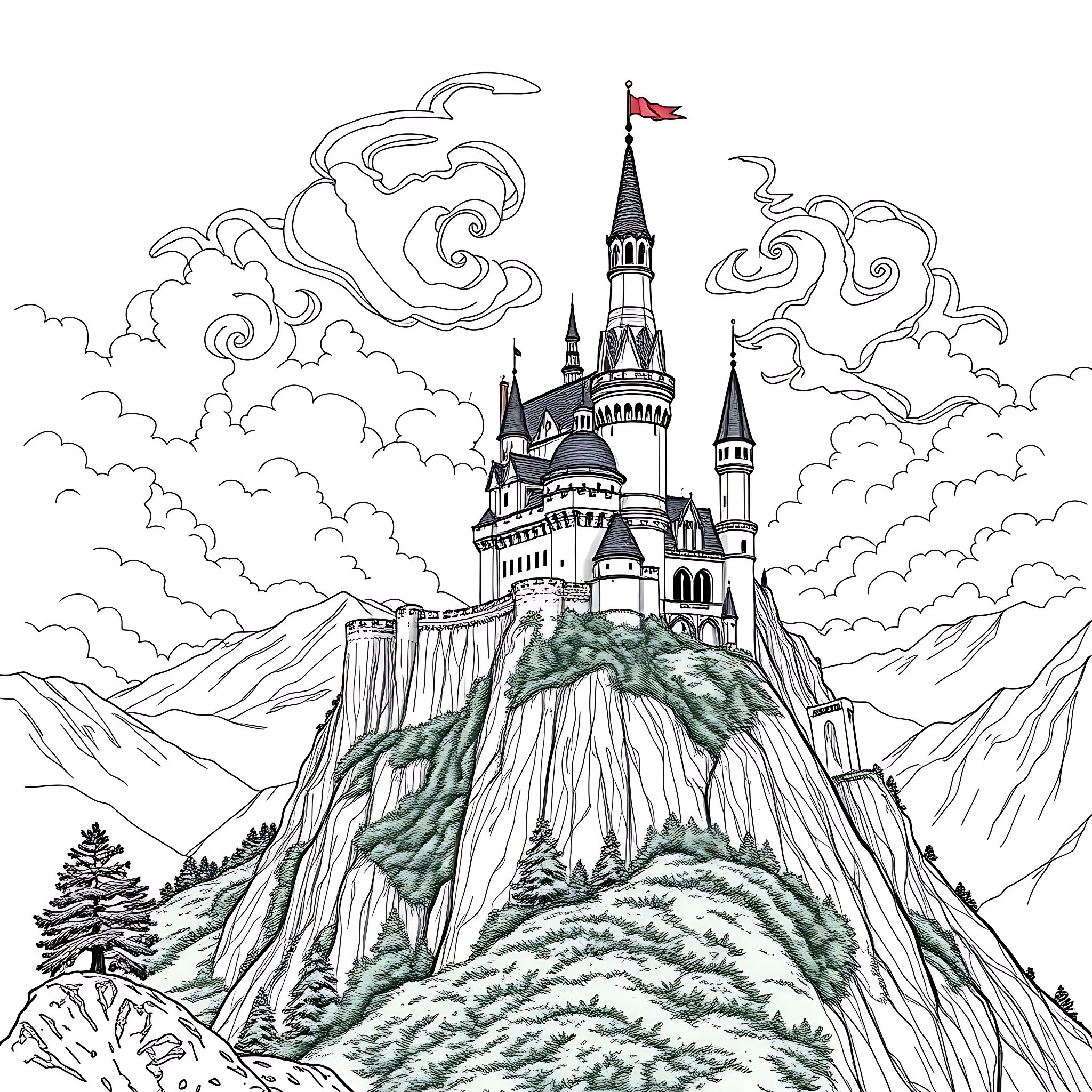 186 Best Castle Coloring Pages (Free Printable PDFs)