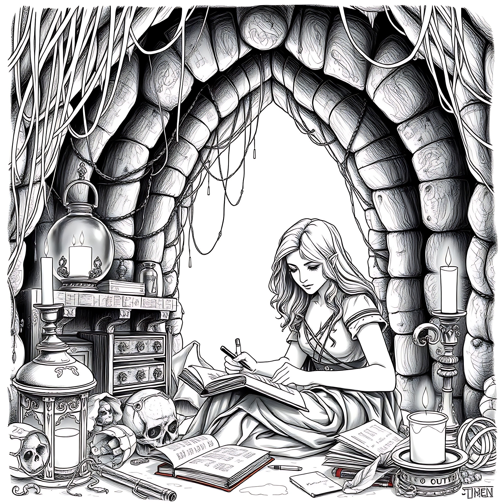 110 Best Vampire Coloring Pages (Free Printable PDFs)