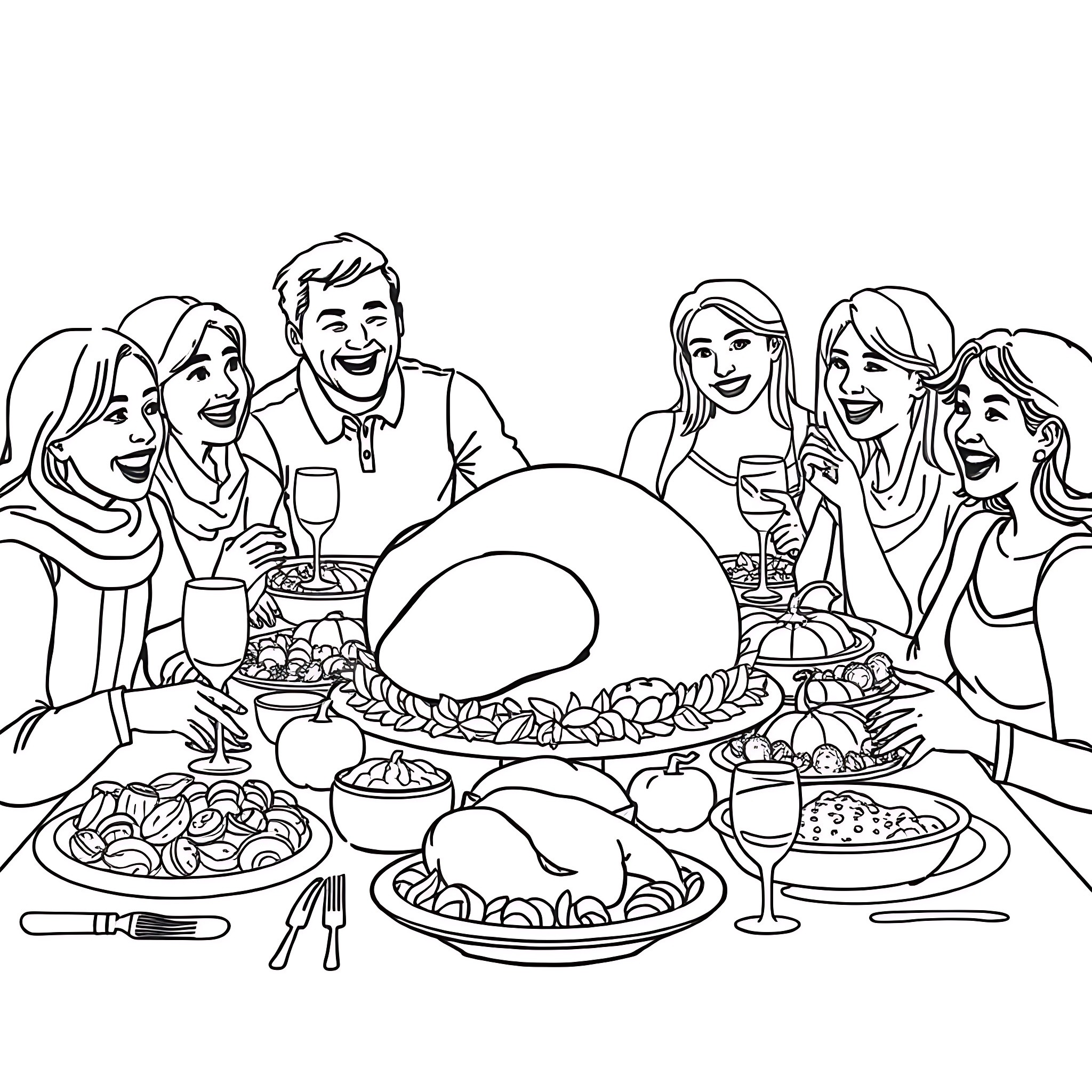 59 Best Thanksgiving Coloring Pages (Free Printable PDFs)