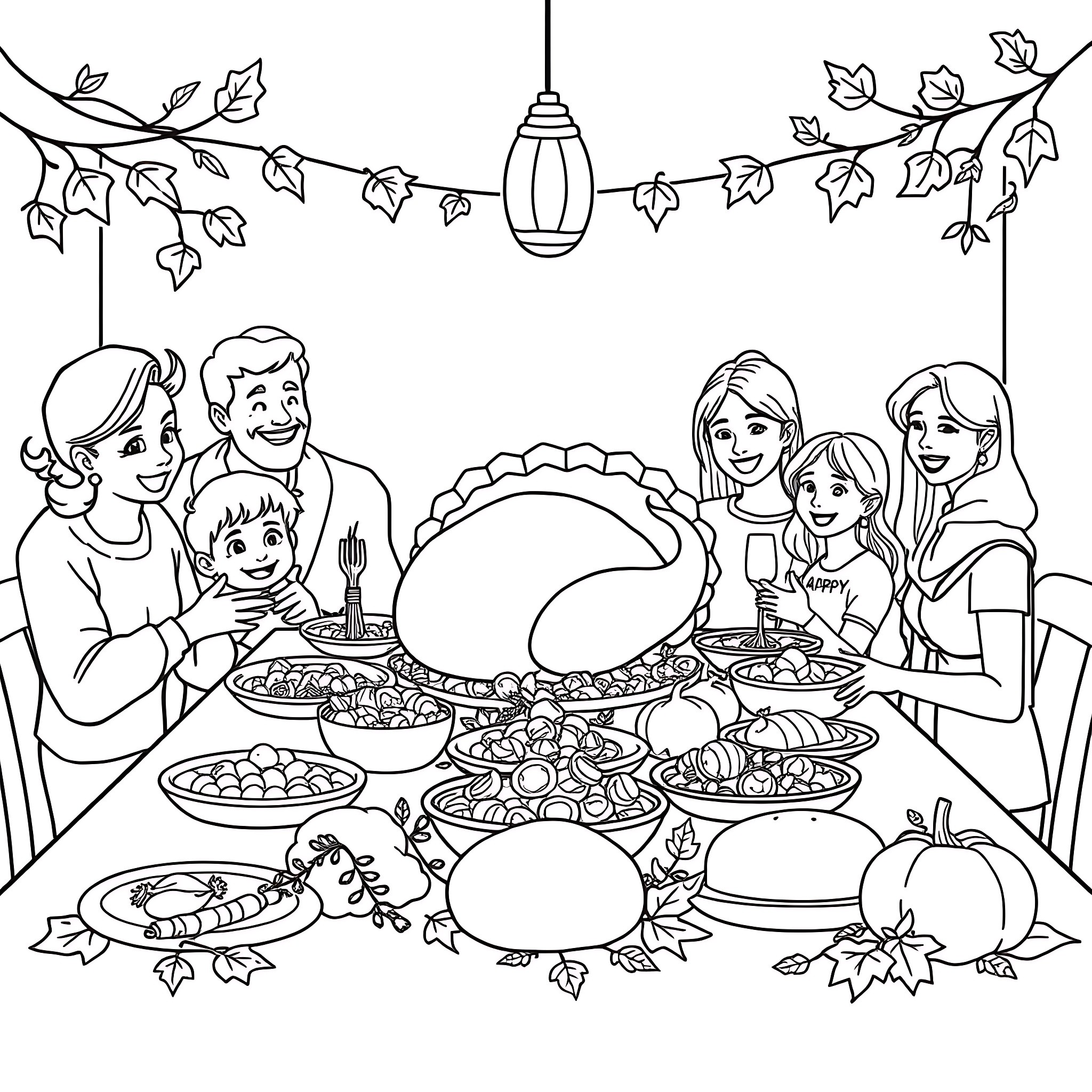 Best Thanksgiving Coloring Pages (Free Printable PDF)