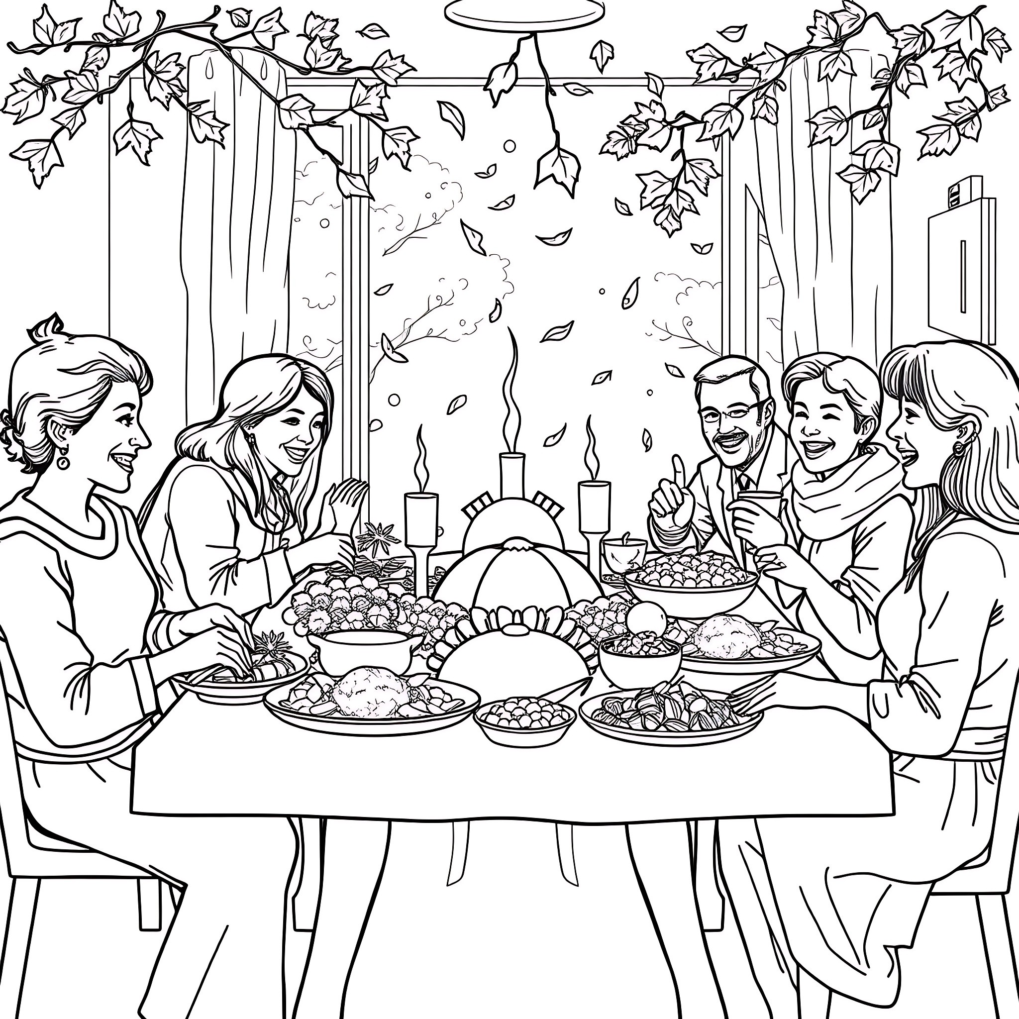 59 Best Thanksgiving Coloring Pages (Free Printable PDFs)