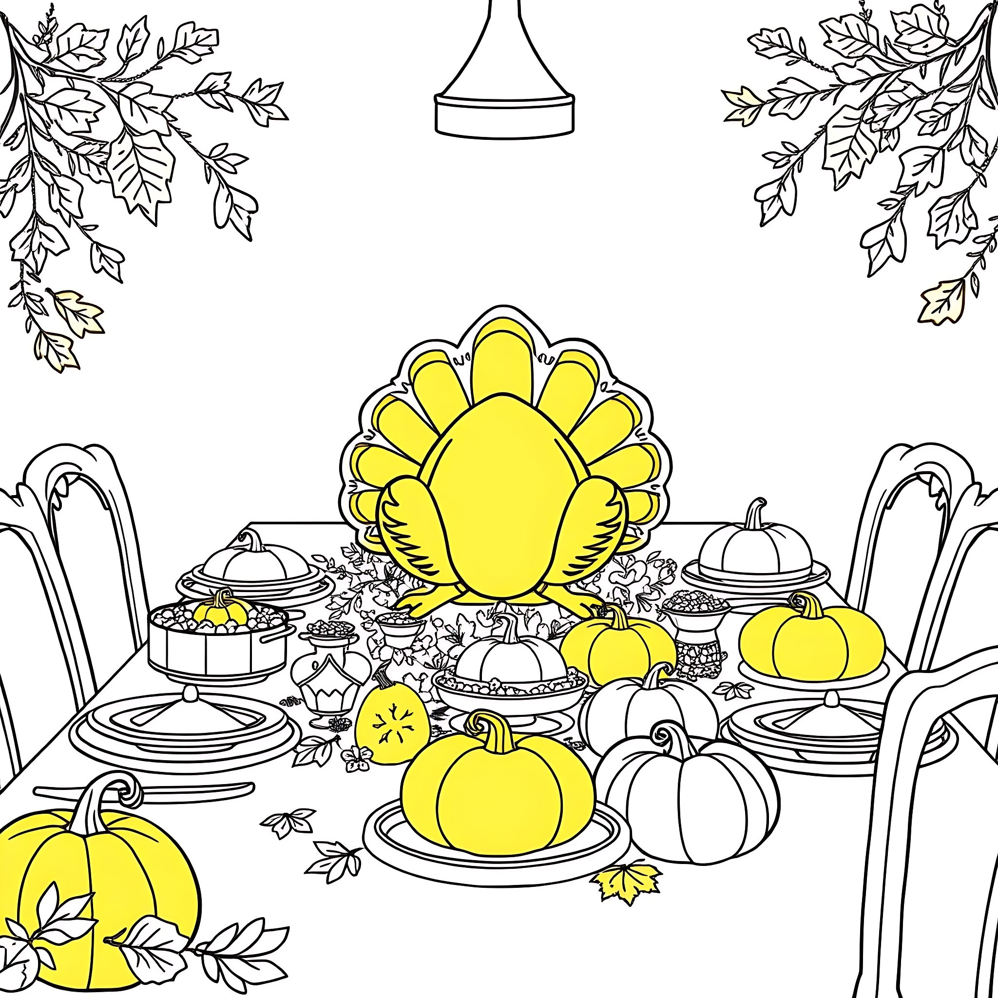 Best Thanksgiving Coloring Pages (Free Printable PDF)