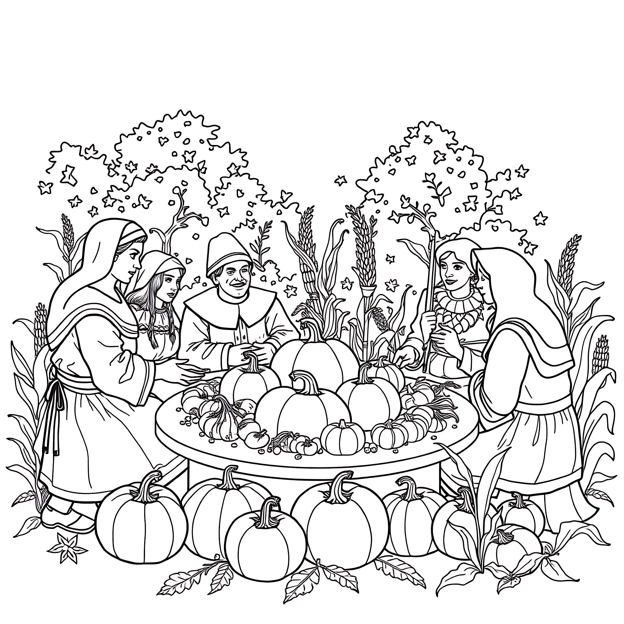 12 Best Pilgrim Coloring Pages (Free Printable PDFs)