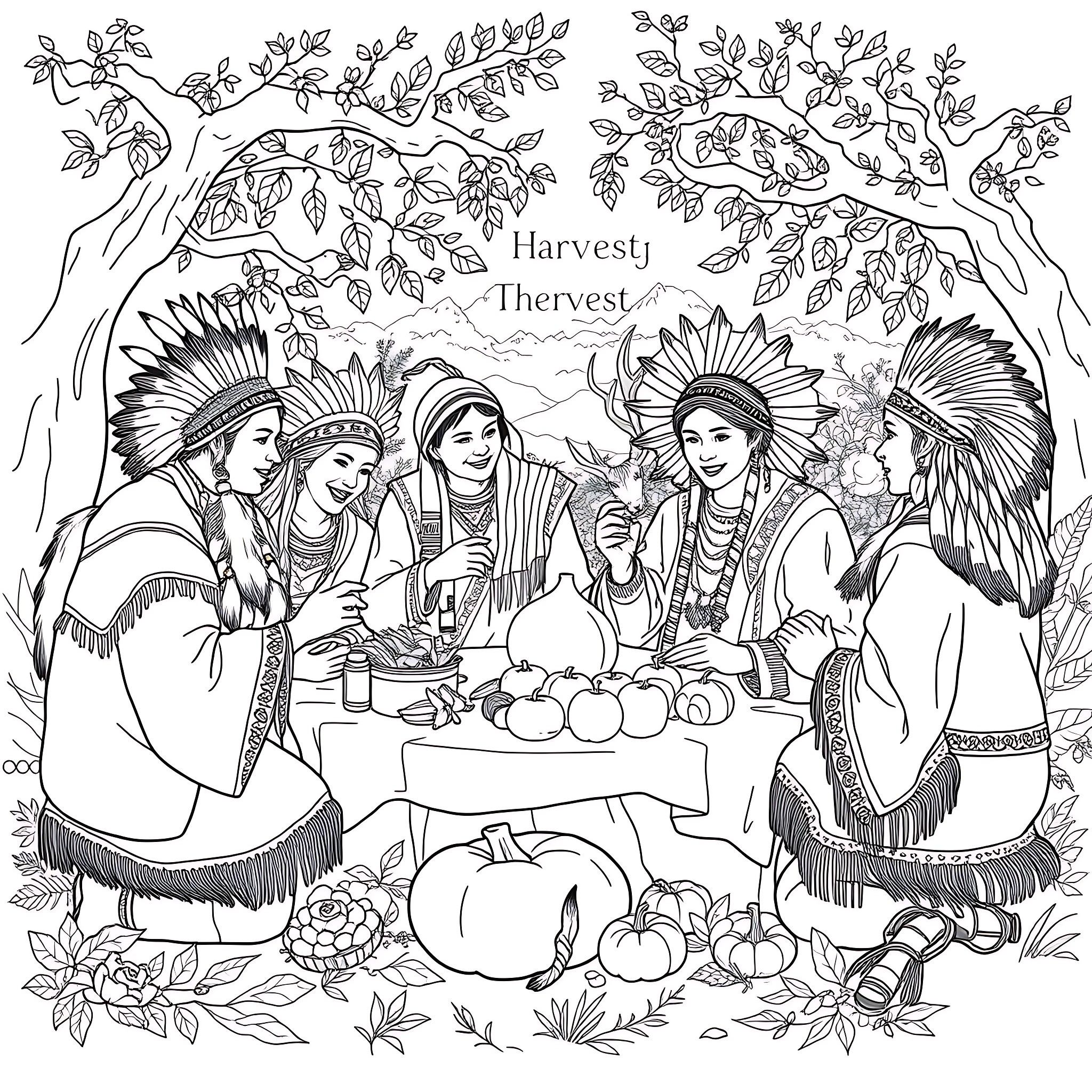 Best Indian Coloring Pages (Free Printable PDF)