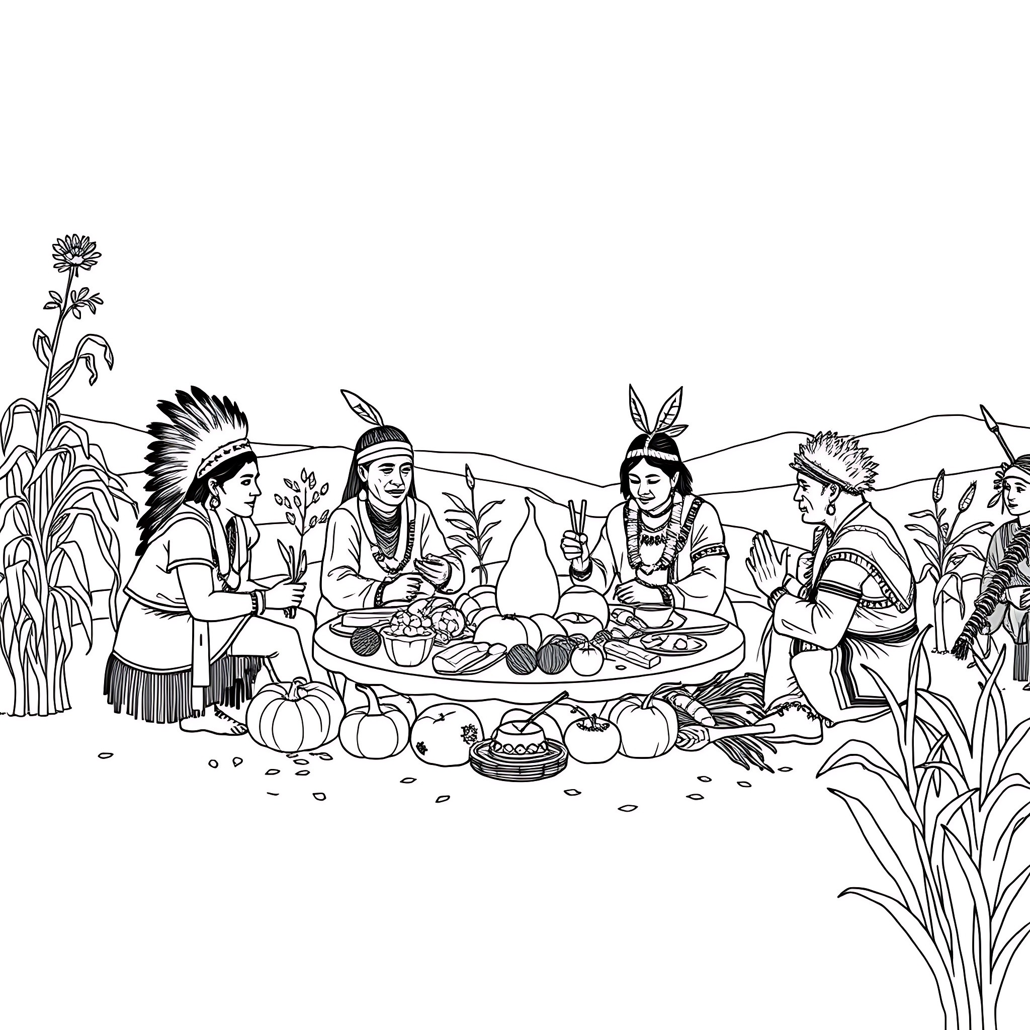 Best Indian Coloring Pages (Free Printable PDF)