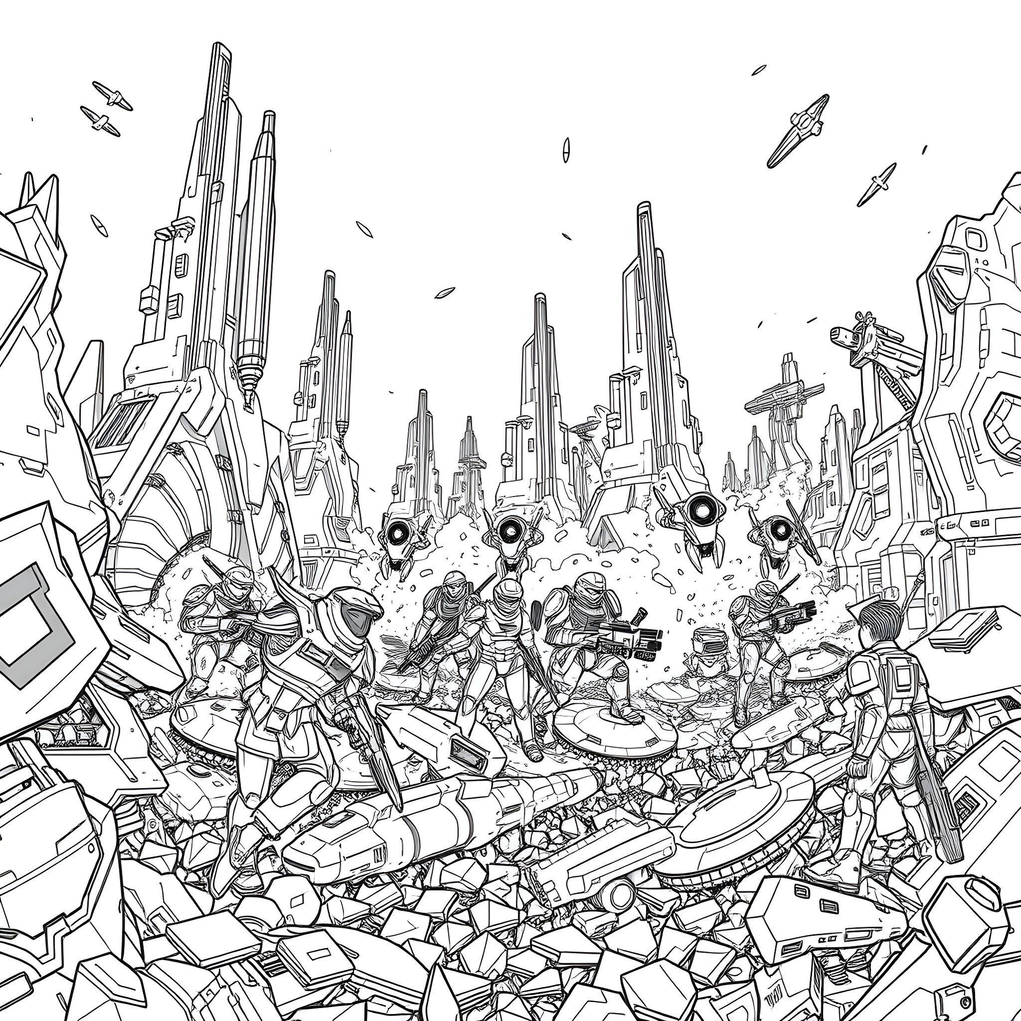 Best Warhammer 40k Coloring Pages (Free Printable PDF)